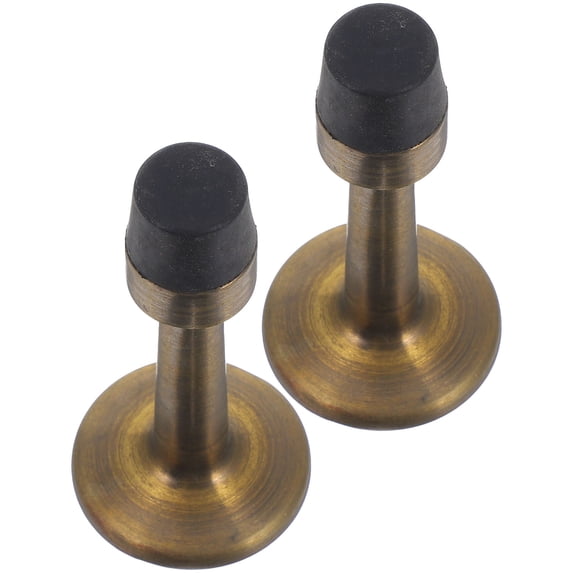 WORGEOUS 2pcs Door Stopper Rubber Bumper Metal Door Stops Door Holder ...