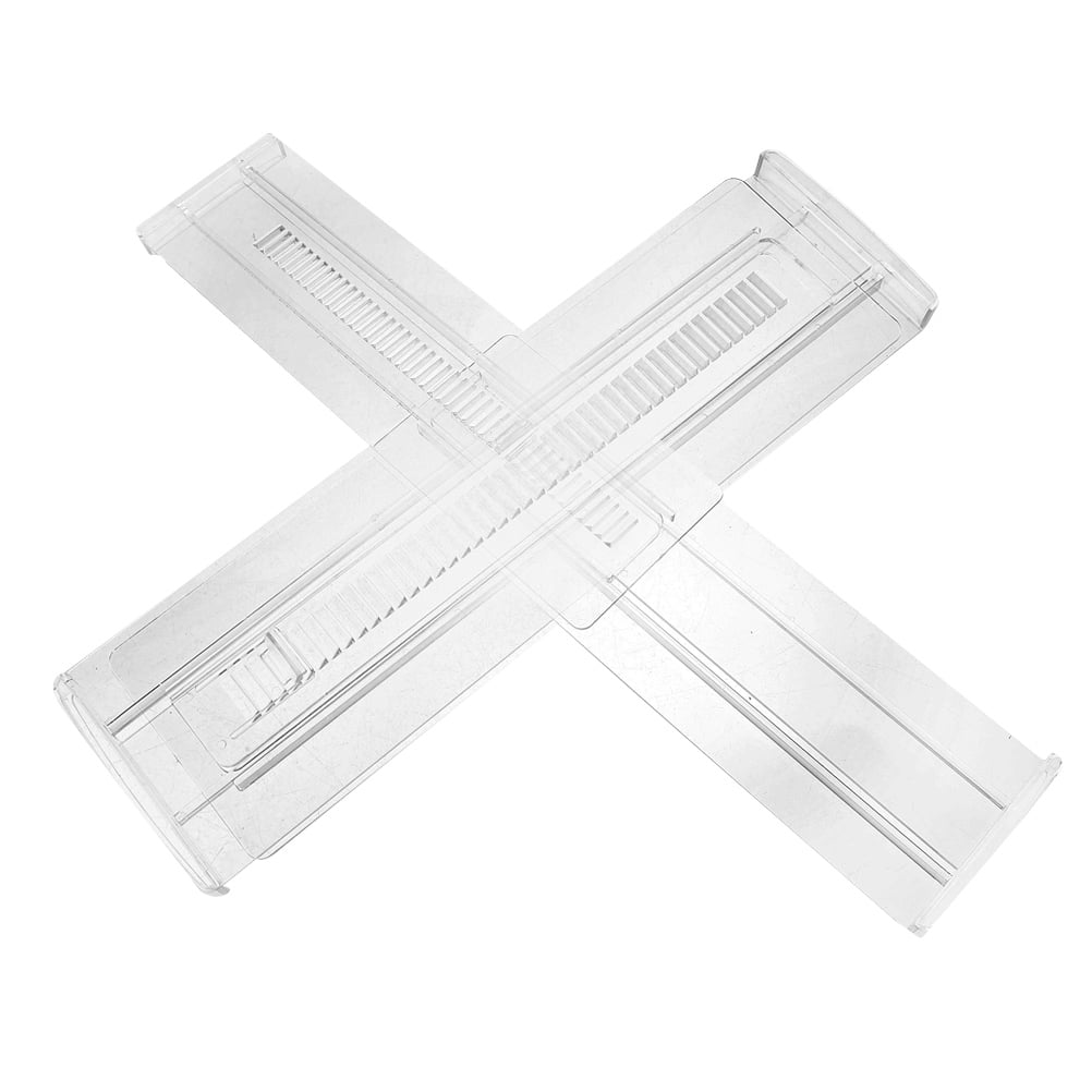 WORGEOUS 2pcs Drawer Divider Expandable Dress Drawer Organizers Plastic ...