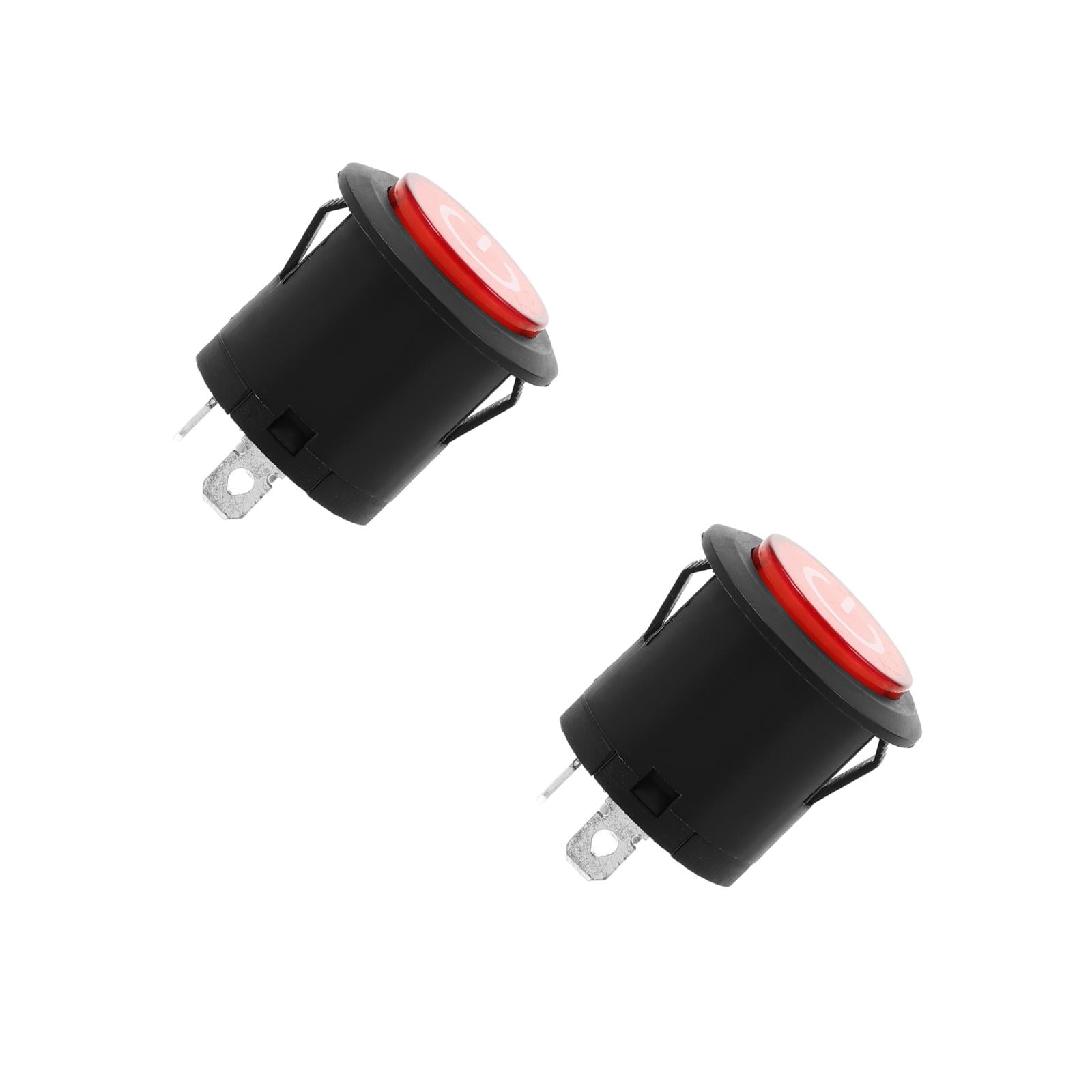 WORGEOUS 2pcs Easy Installation Button Start Rocker Switch For Kids ...