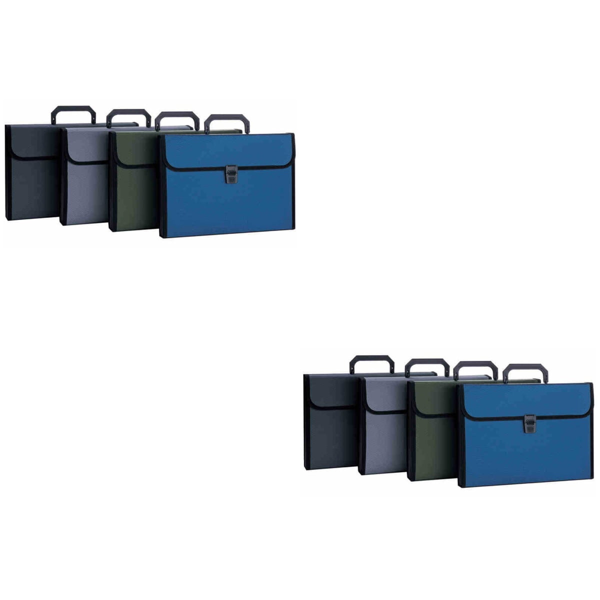 WORGEOUS 2pcs Expanding File Folder Resume Subdivision Accordion File ...