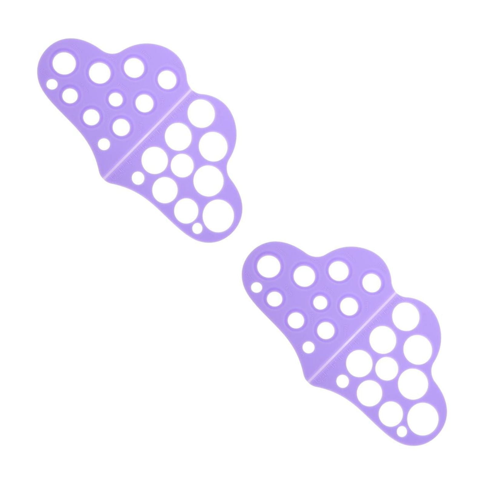 WORGEOUS 2pcs Flange Sizing Measurement Card For Nipple Nipple ...