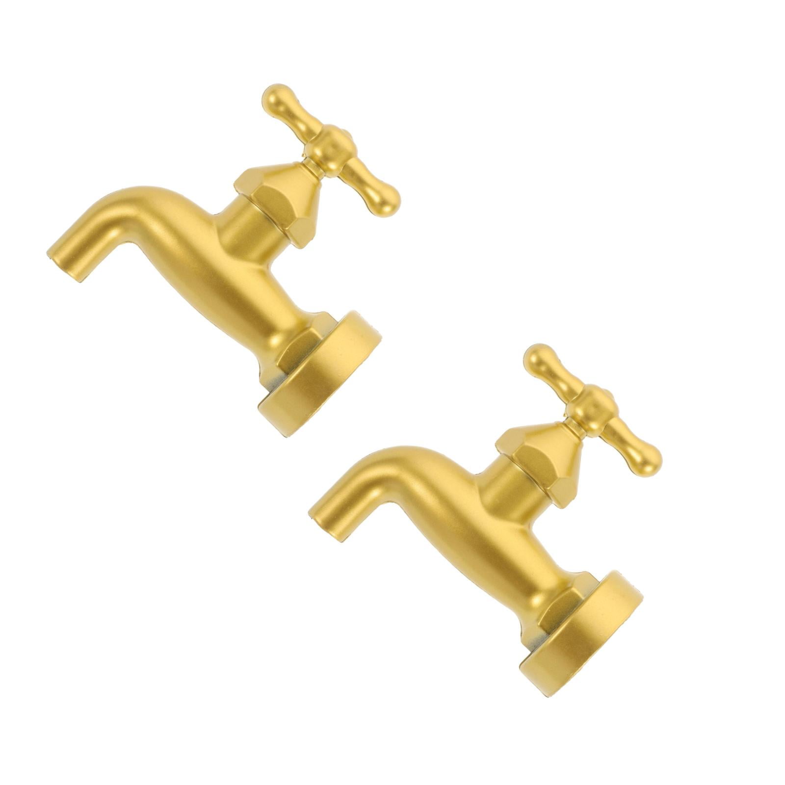 WORGEOUS 2pcs Garden Flowing Water Faucet for Yard Fountain Decoration ...