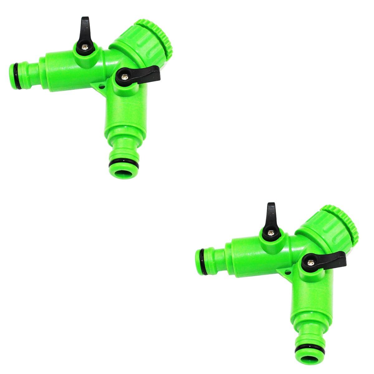 WORGEOUS 2pcs Garden Hose Splitter 2 Way Connector ABS Hose Tool 2 Way ...