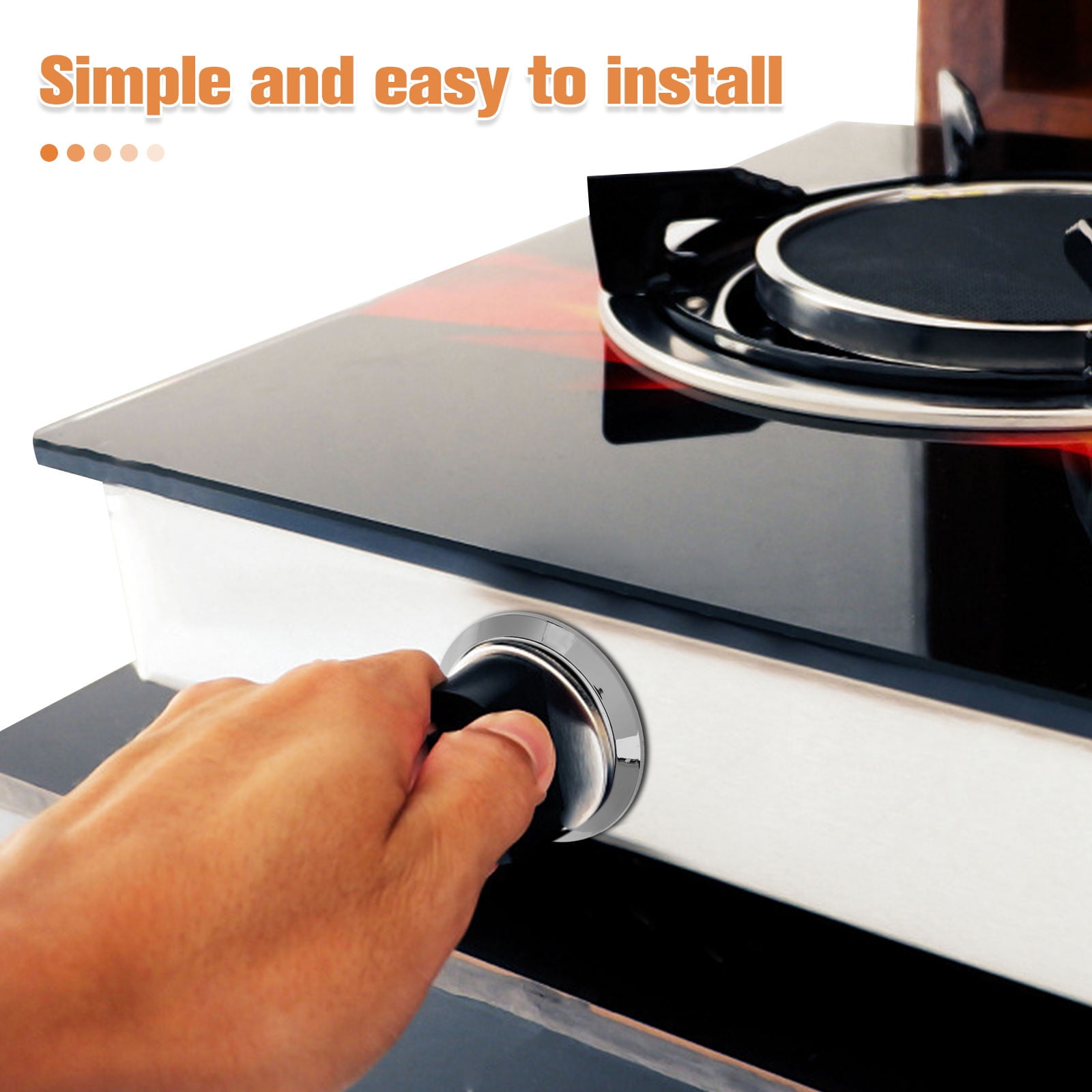 WORGEOUS 2pcs Gas Stove Switch Knob Base Bbq Control Knobs Base ...