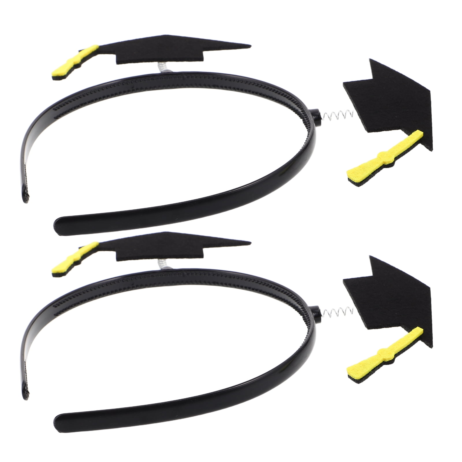 WORGEOUS 2pcs Graduation Cap Hair Band Graduation Season Party Headband ...