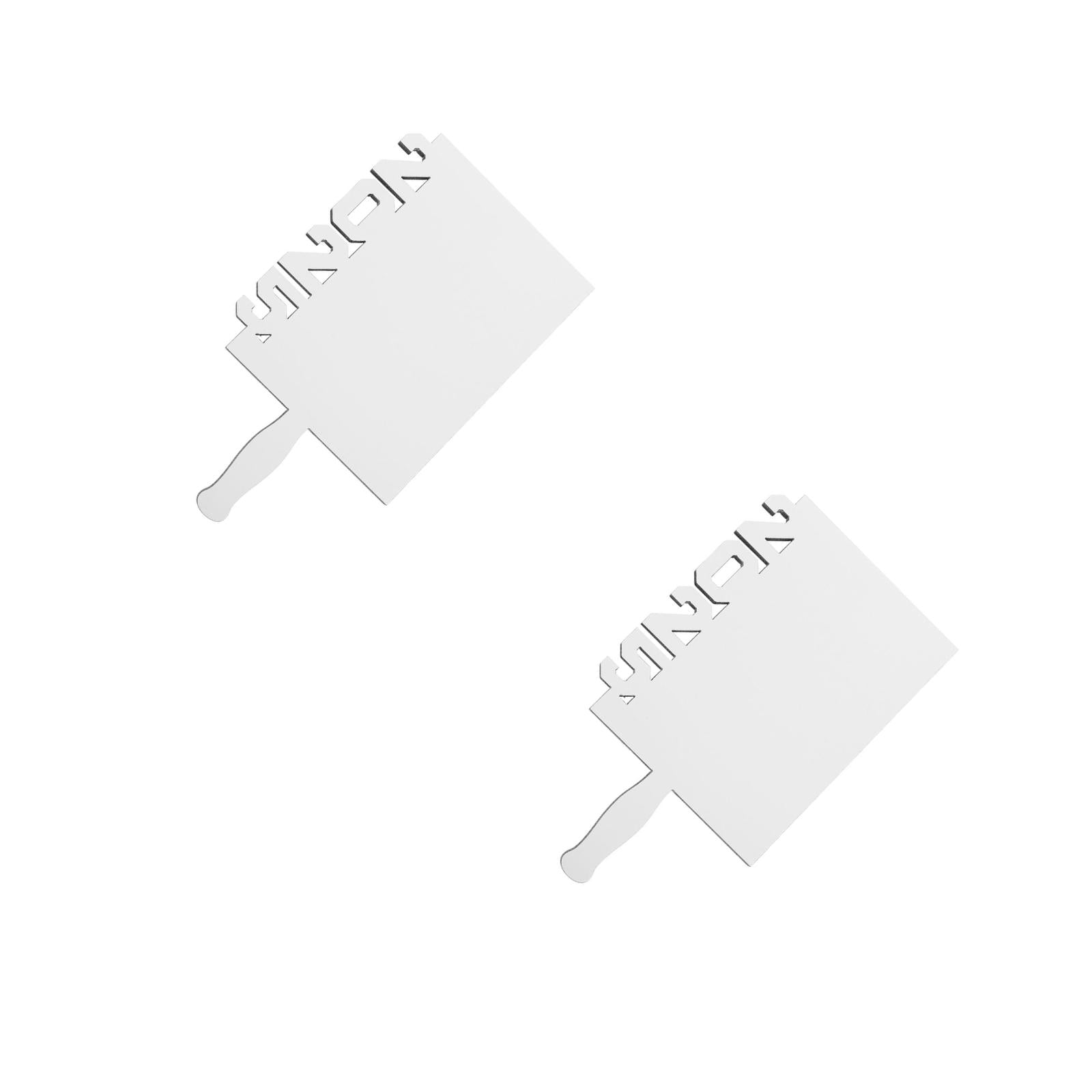 WORGEOUS 2pcs Graduation Fan DIY Fan Sublimation Fan Handheld Fan Heat ...