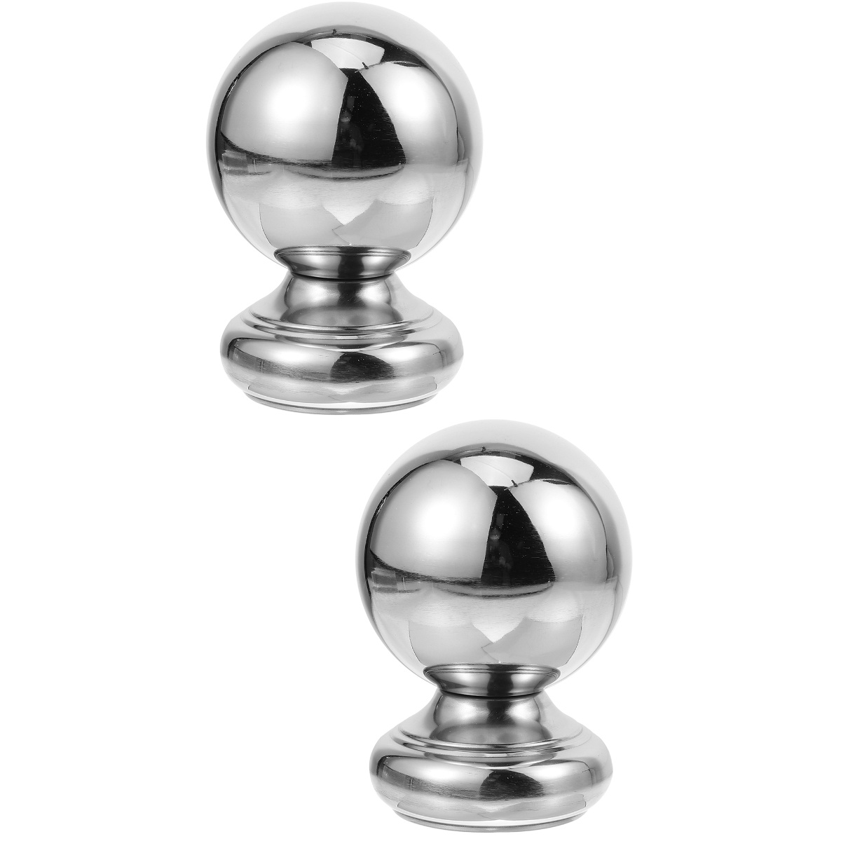WORGEOUS 2pcs Handrail Ball 63mm Stair Railing Finial Ball Stairway ...