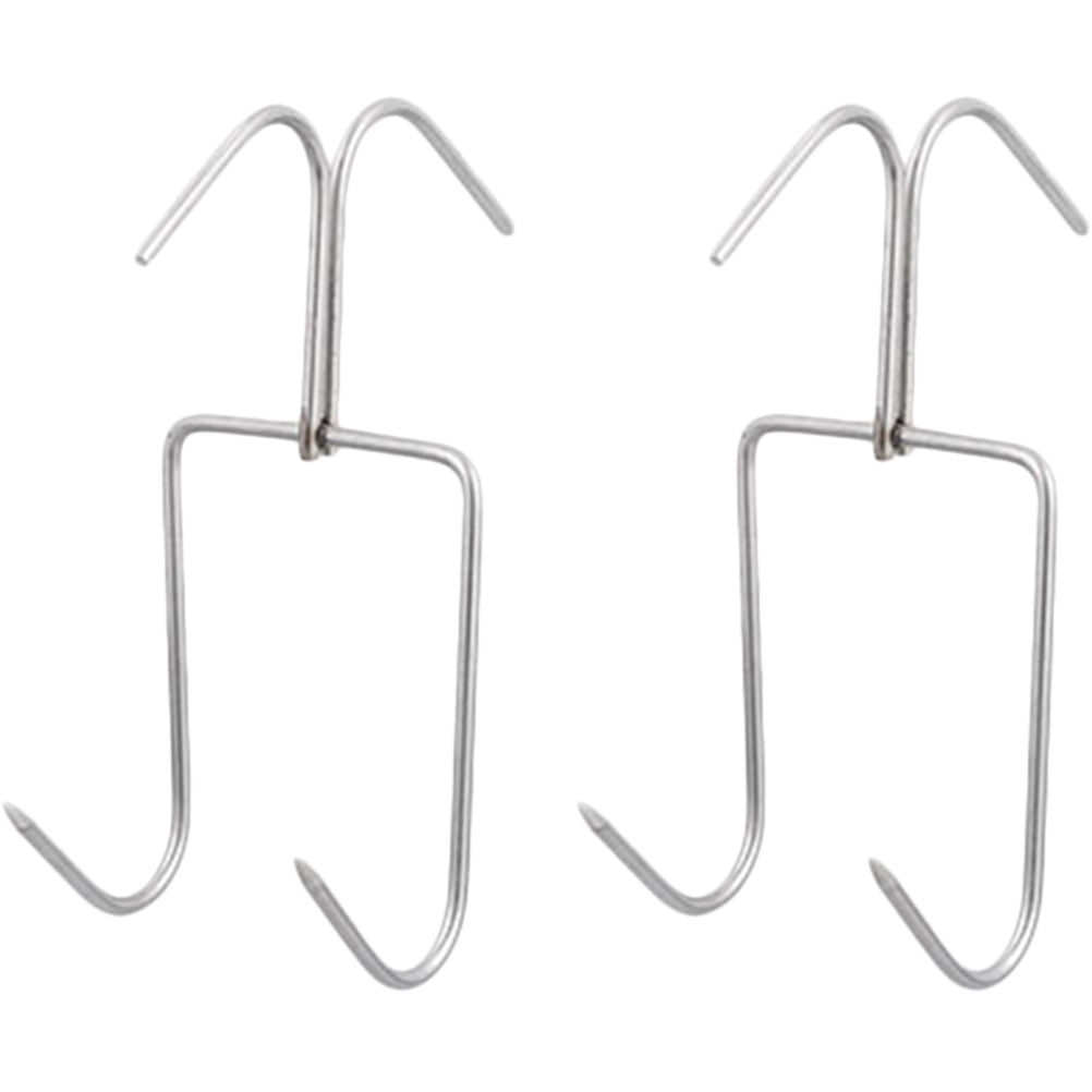 Worgeous Stainless Steel Meat Hooks for Decor Silver Color and Strong ...