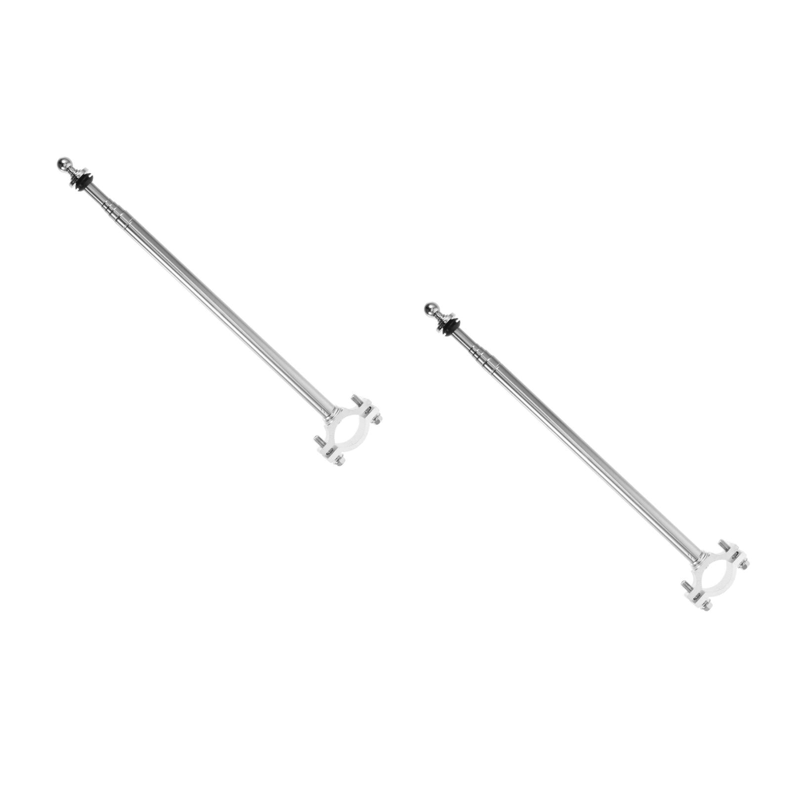 WORGEOUS 2pcs Heavy Duty Flag Pole Holder For Motorcycles And Bicycles ...