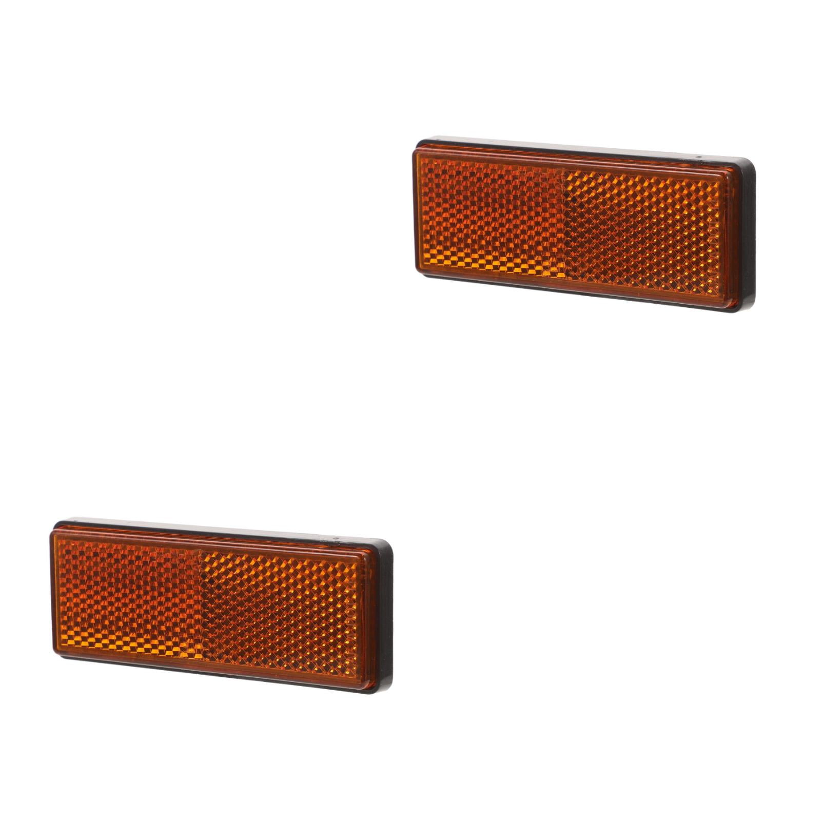 Worgeous 2pcs Heavy Duty Reflective Warning Reflectors for Trucks ...