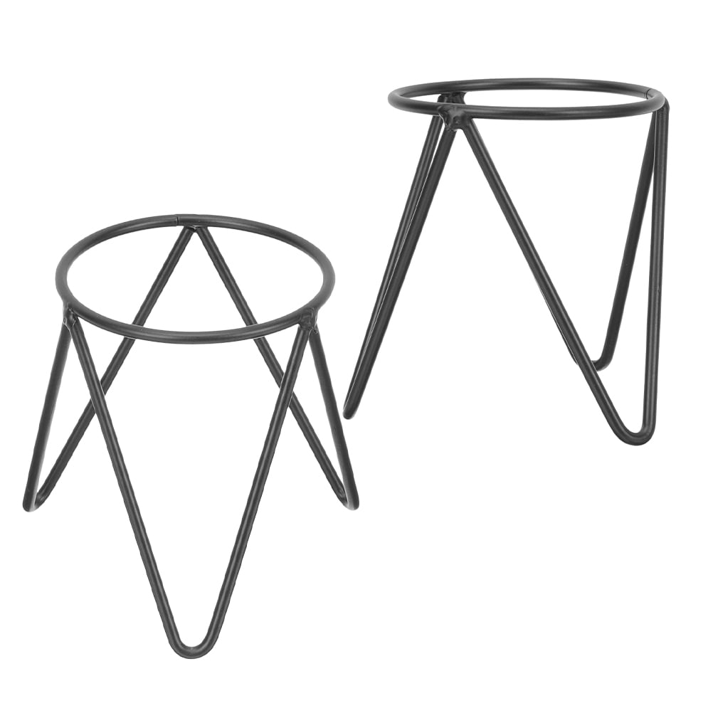 WORGEOUS 2pcs Iron Geometric Sphere Holder Metal Gazing Ball Stand ...