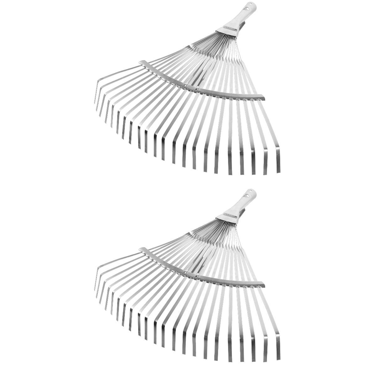 WORGEOUS 2pcs Leaf Rake Rake Soil Spreading Rake Large Dried Leaf Rake ...