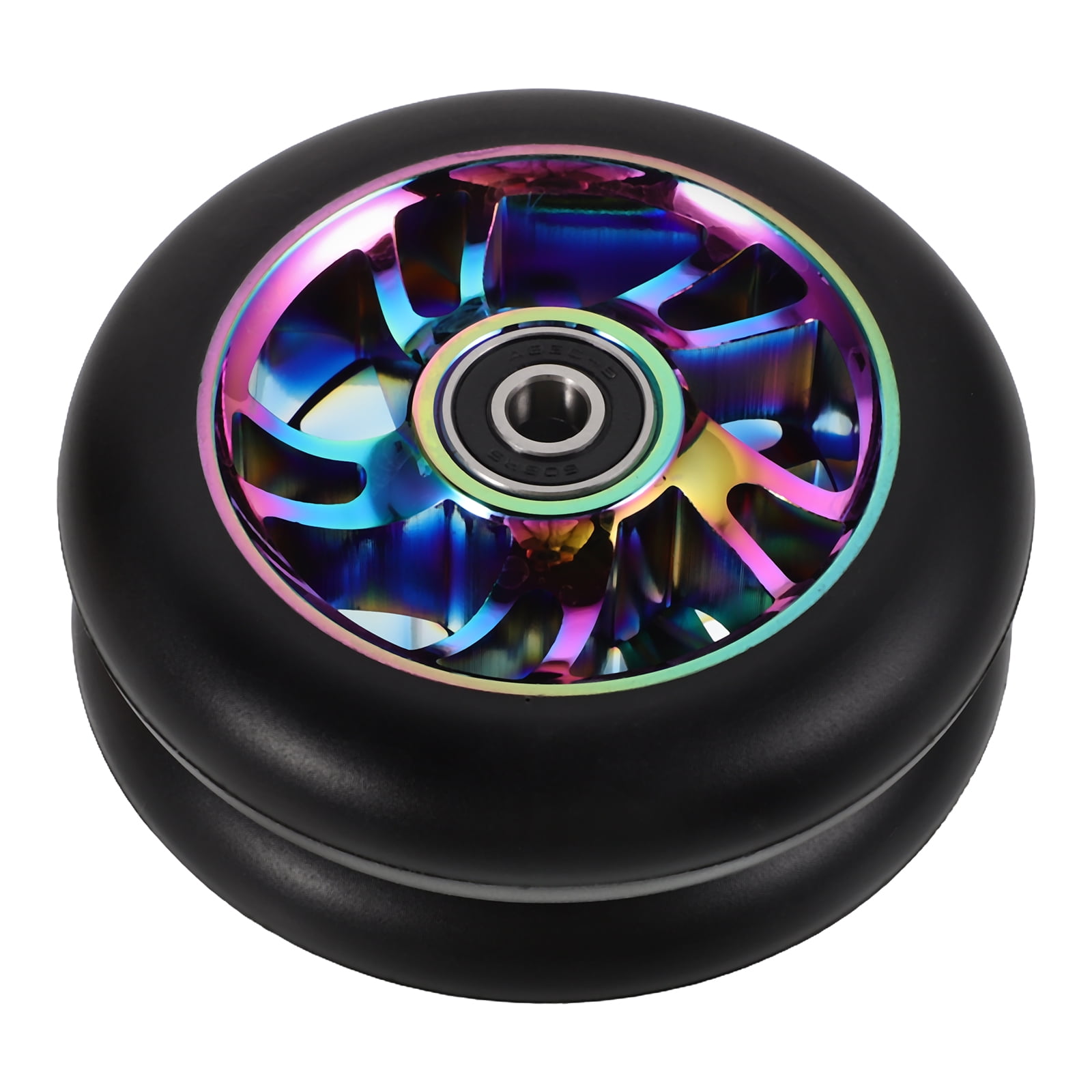 WORGEOUS 2pcs Light Up Scooter Wheels LED Light-Up Scooter Wheels Rear ...