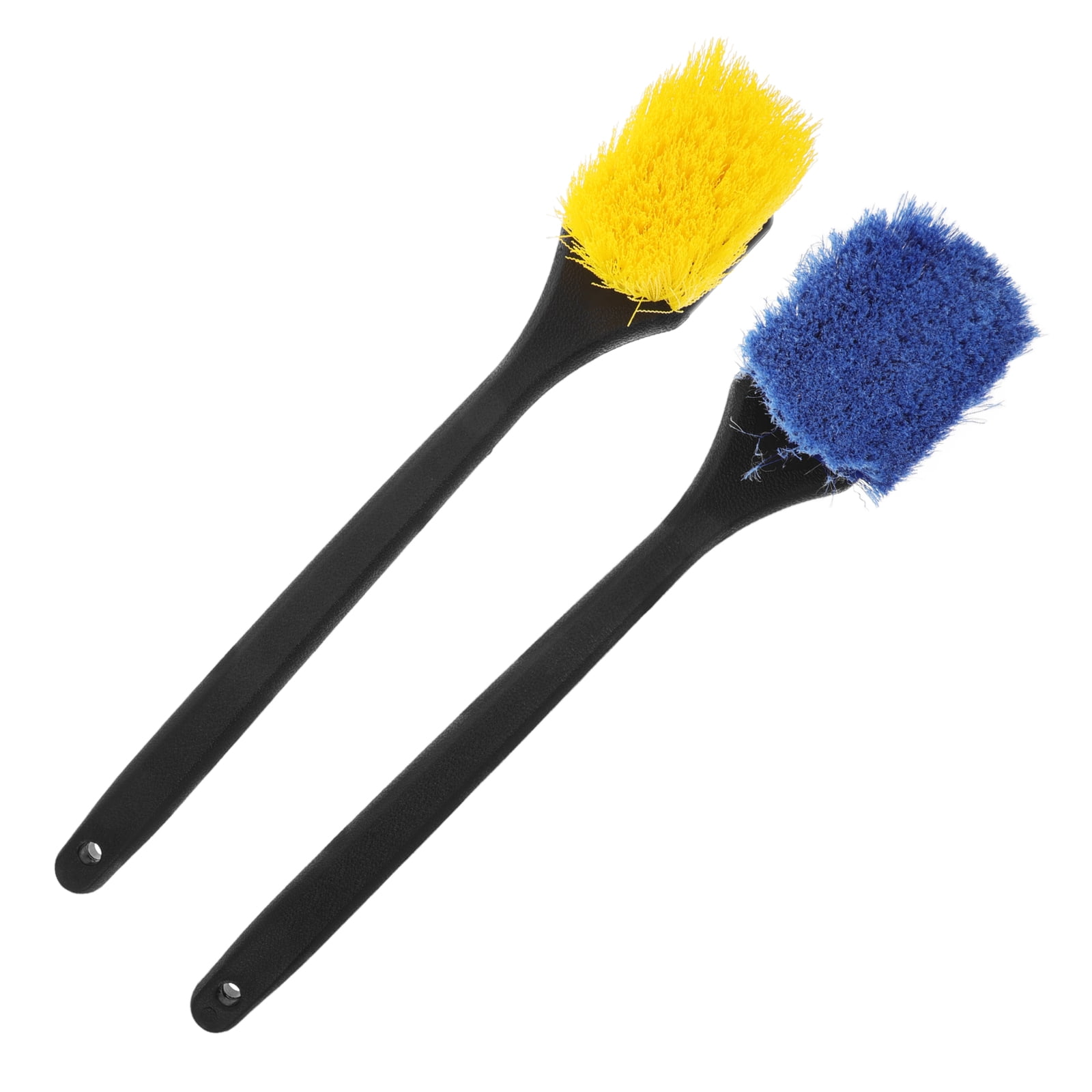 WORGEOUS 2pcs Long Handle Wheel Brush For Car Wash Rim Brushes For ...