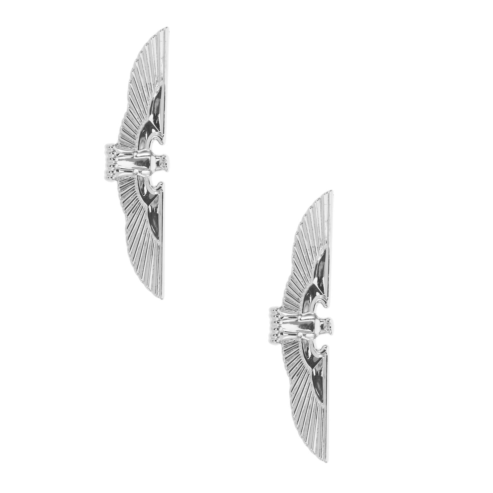 WORGEOUS 2pcs Metal 3D Eagle Car Decal Flying Wings Eagle Sticker ...