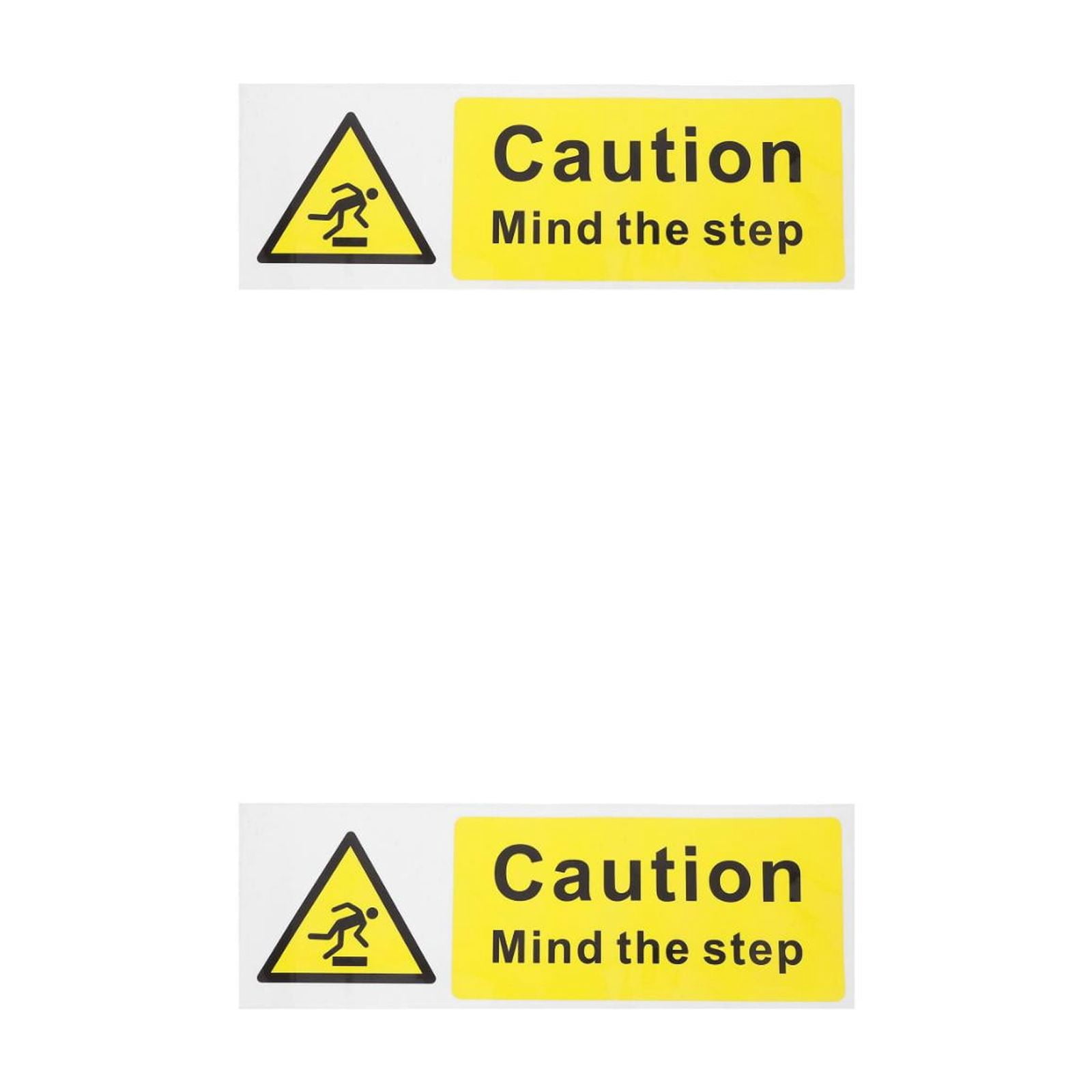 Worgeous 2pcs Easy Installation Self-Adhesive Mind the Step Warning ...
