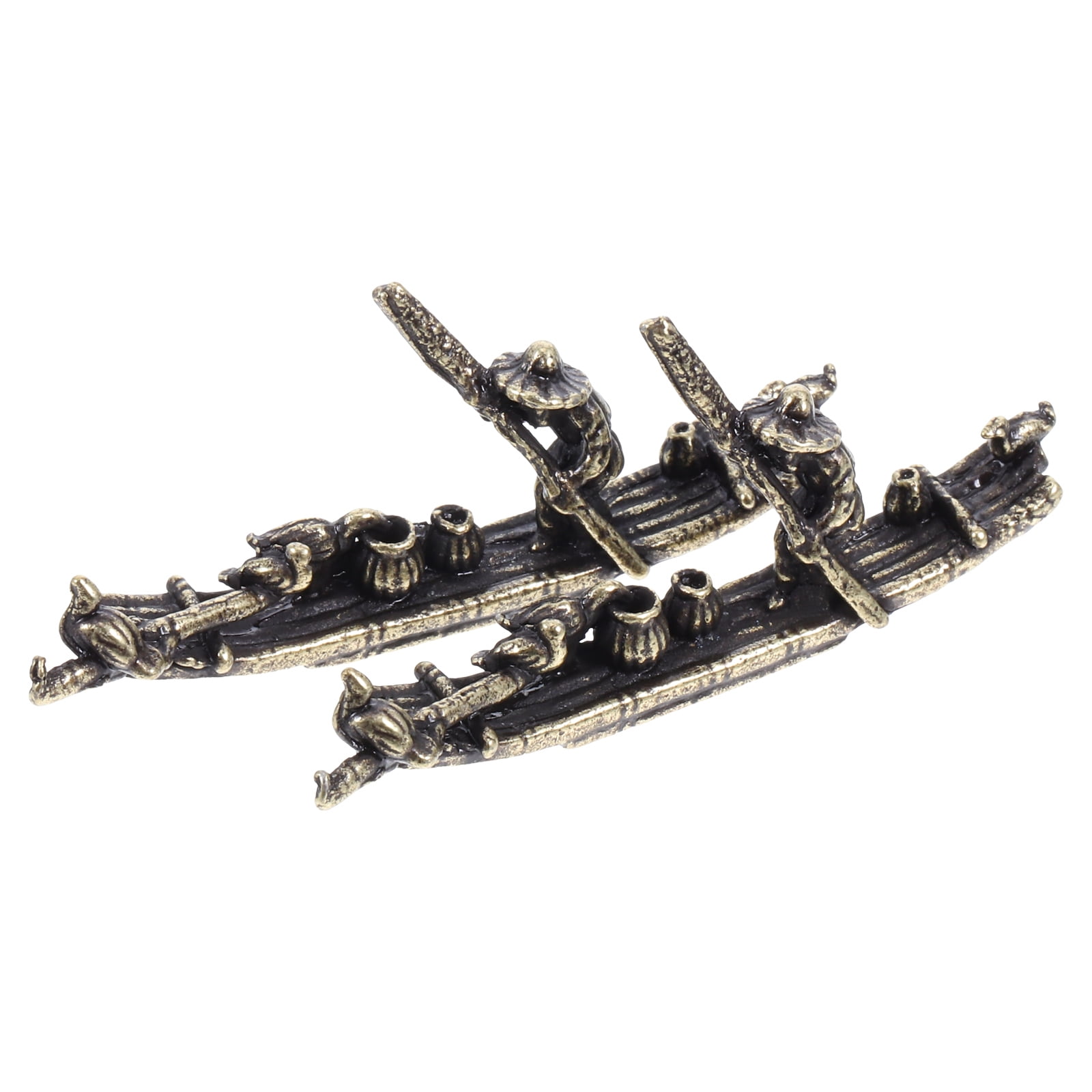 GOOHOCHY Mini Fishing Boat Toy with Exquisite Brass Craftsmanship for ...