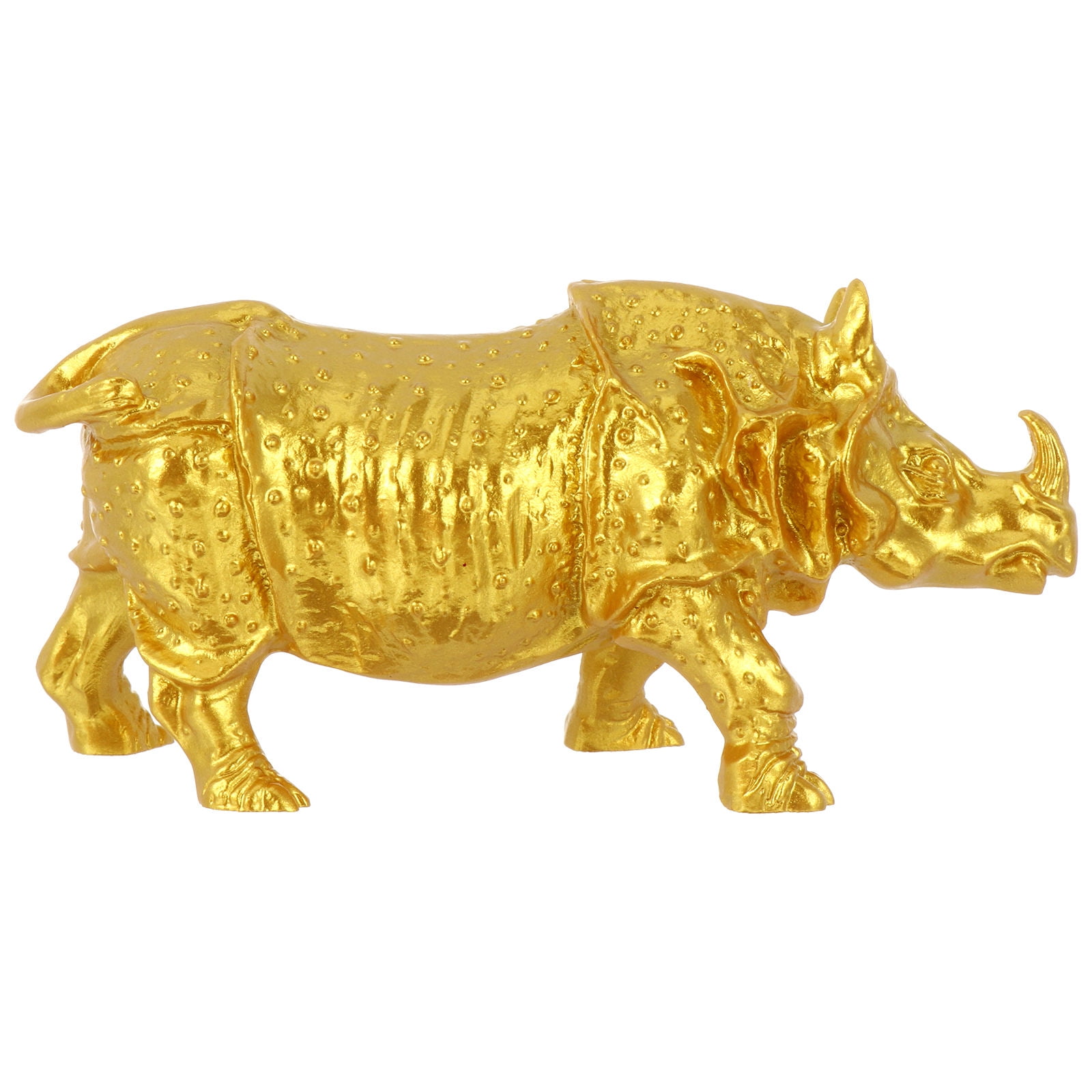 WORGEOUS 2pcs Miniature Rhino Figurines Vintage Animal Rhino Ornament ...