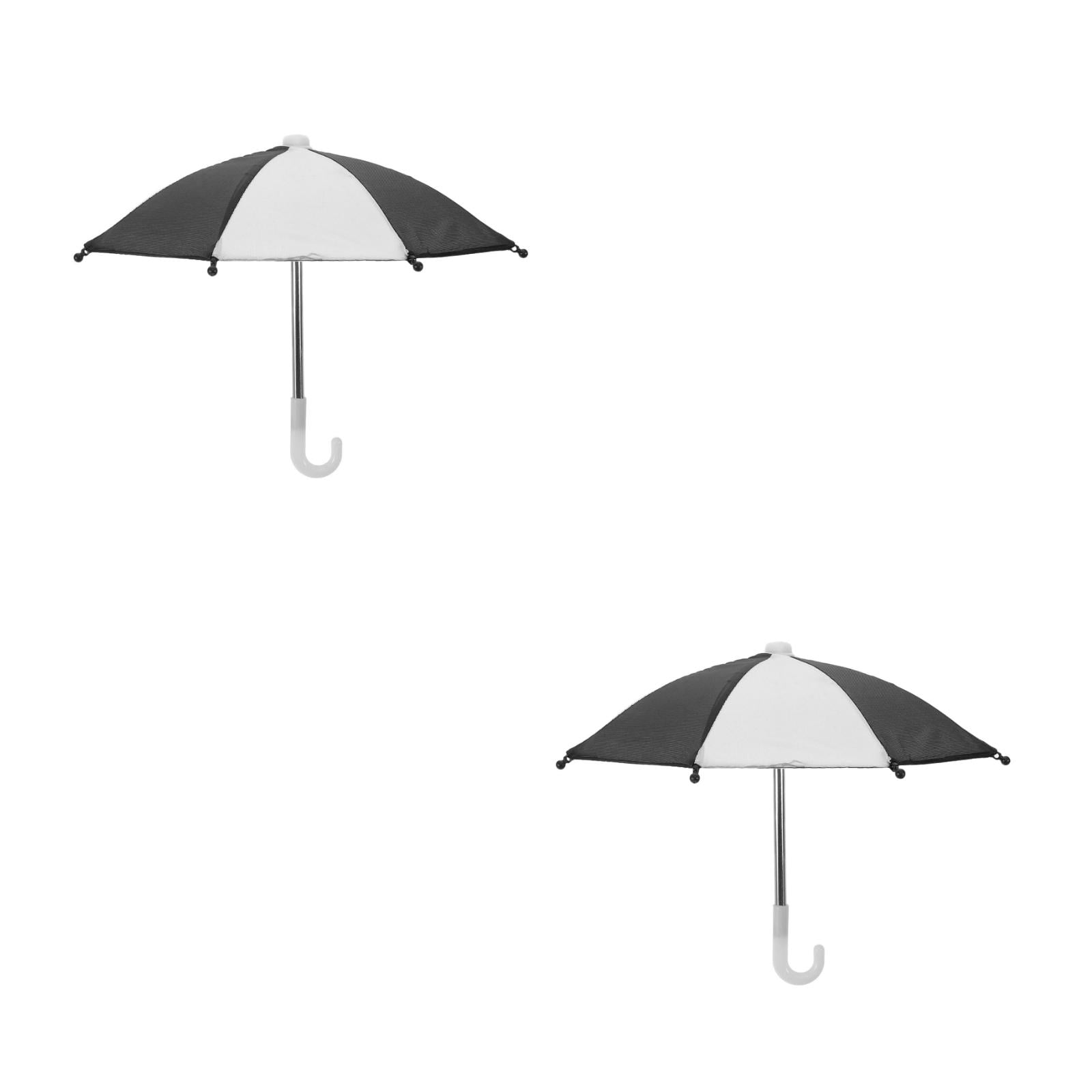 WORGEOUS 2pcs Miniature Umbrella for Dolls Cute Tiny Umbrella for ...