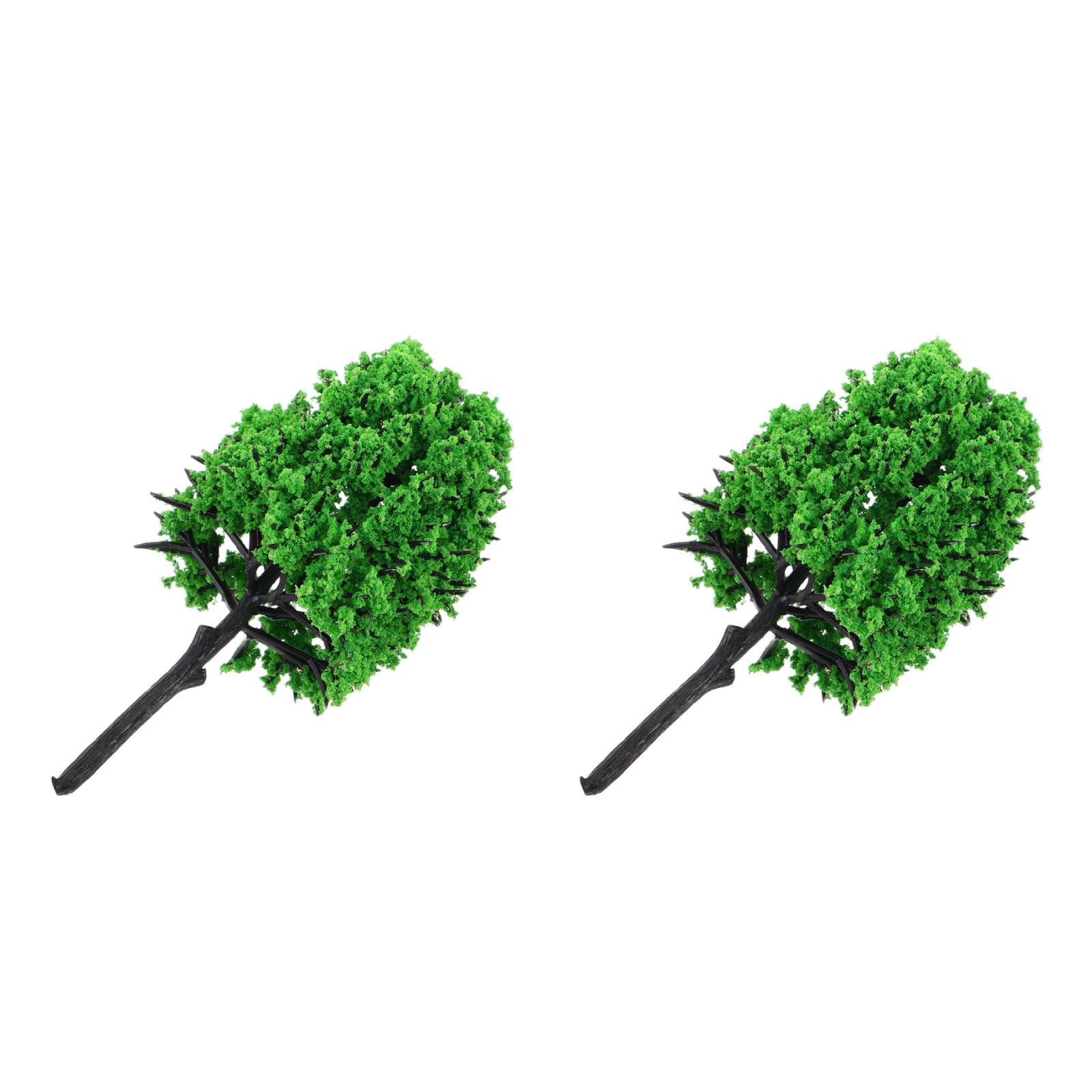 WORGEOUS 2pcs Mixed Model Trees for Diorama Model Railroad Trees ...