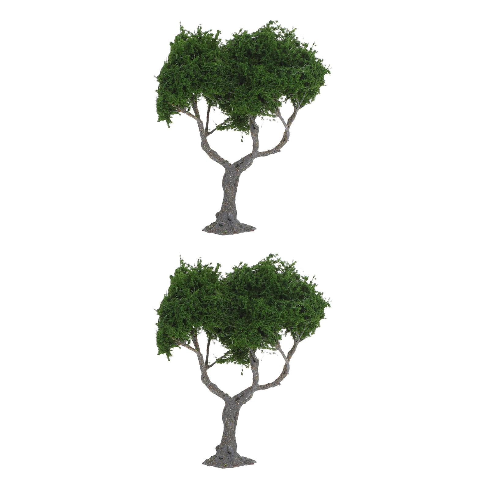 WORGEOUS 2pcs Model Train Trees Miniature Forest Railroad Trees For Diy ...