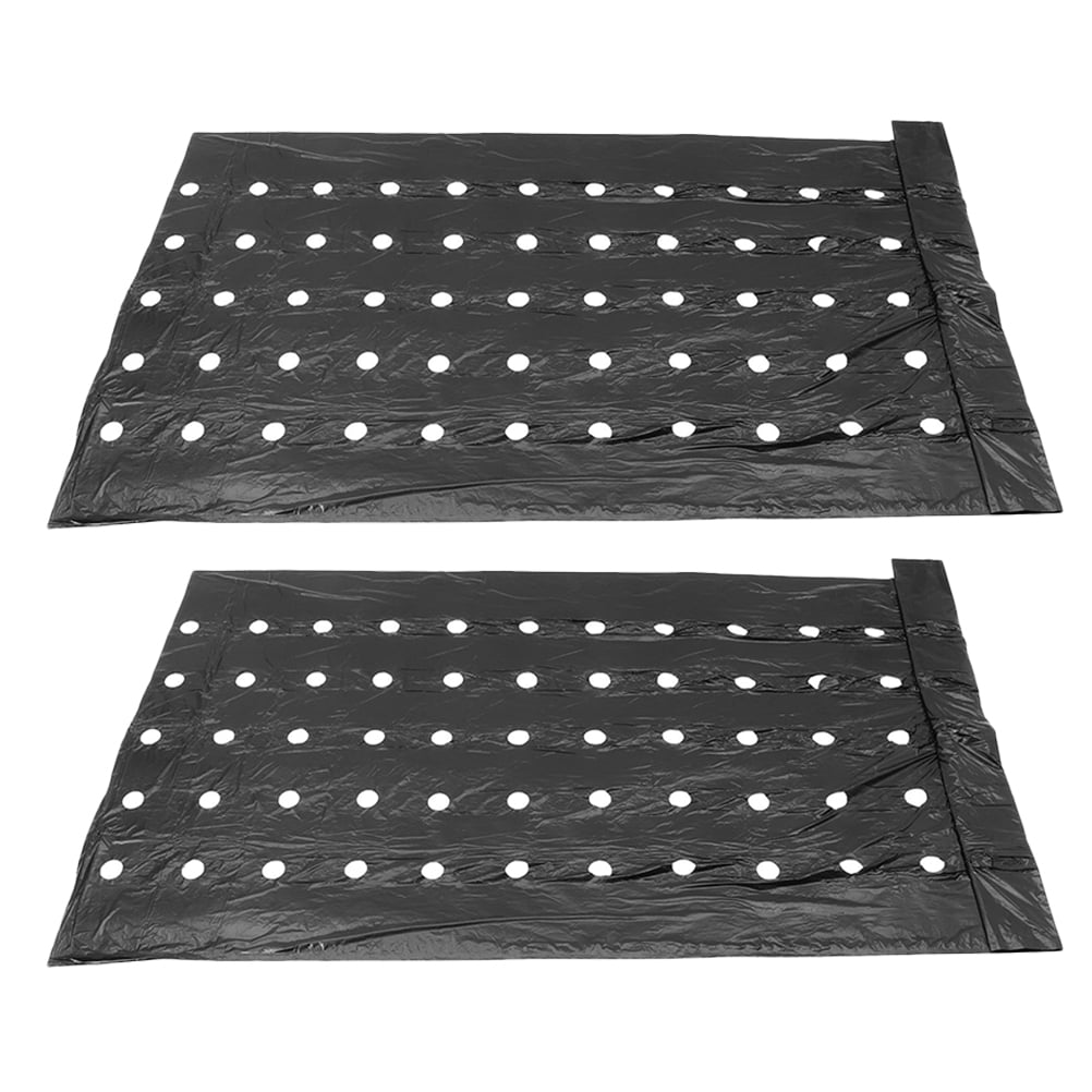 WORGEOUS 2pcs Mulching Film Black Sheet Film Thermal Insulation ...