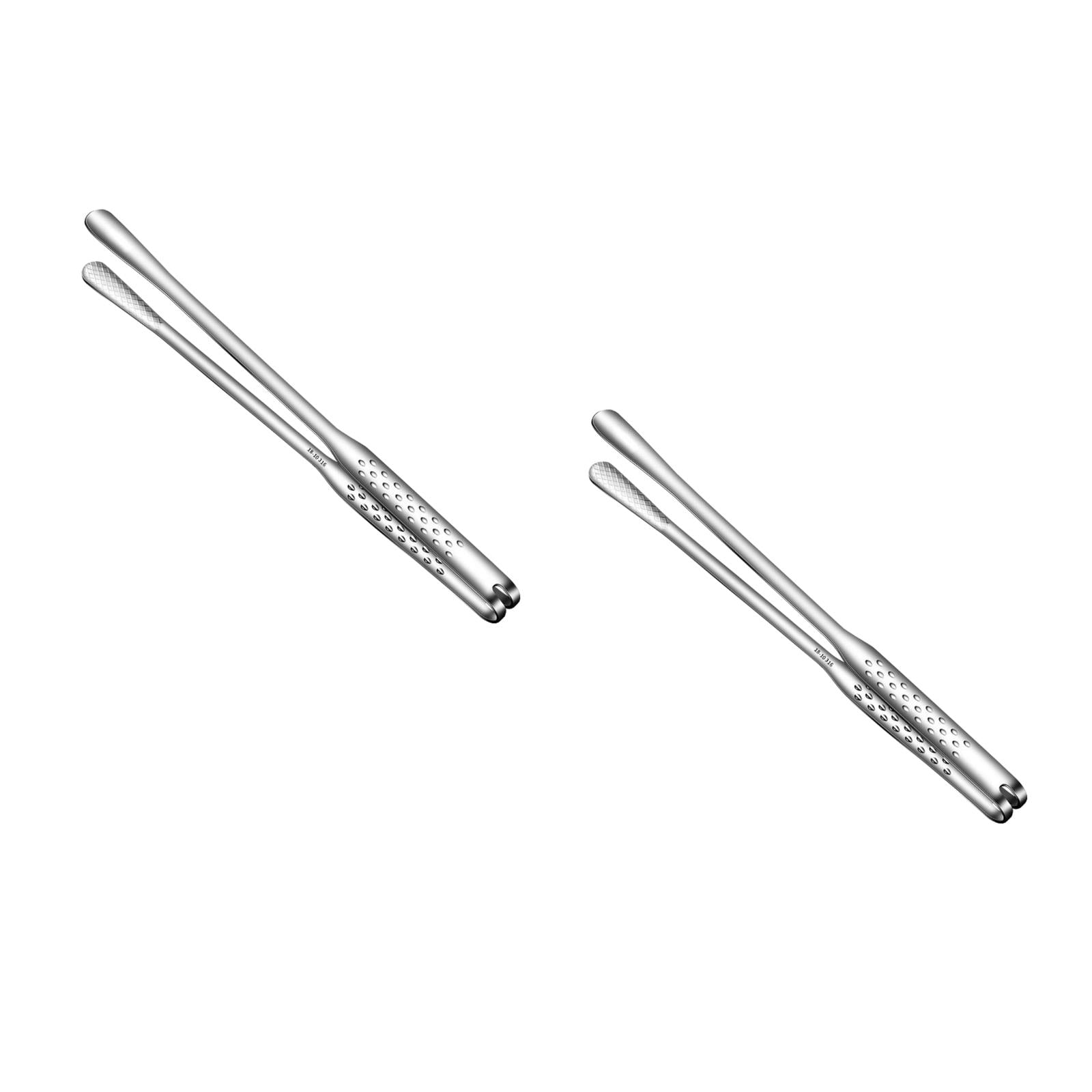 WORGEOUS 2pcs Multi-functional Food Tong Stainless Steel Food Clamp ...