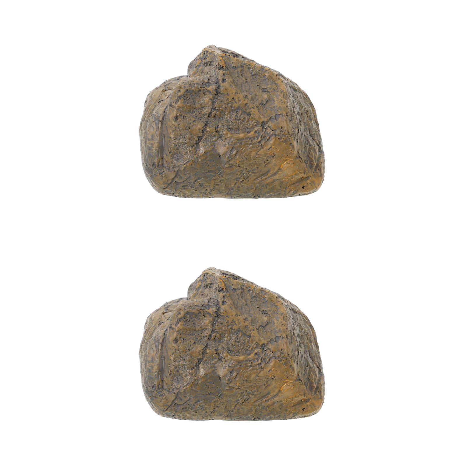 WORGEOUS 2pcs Outdoor Key Hider Hidden Key Holder For Fake Stone Safe ...