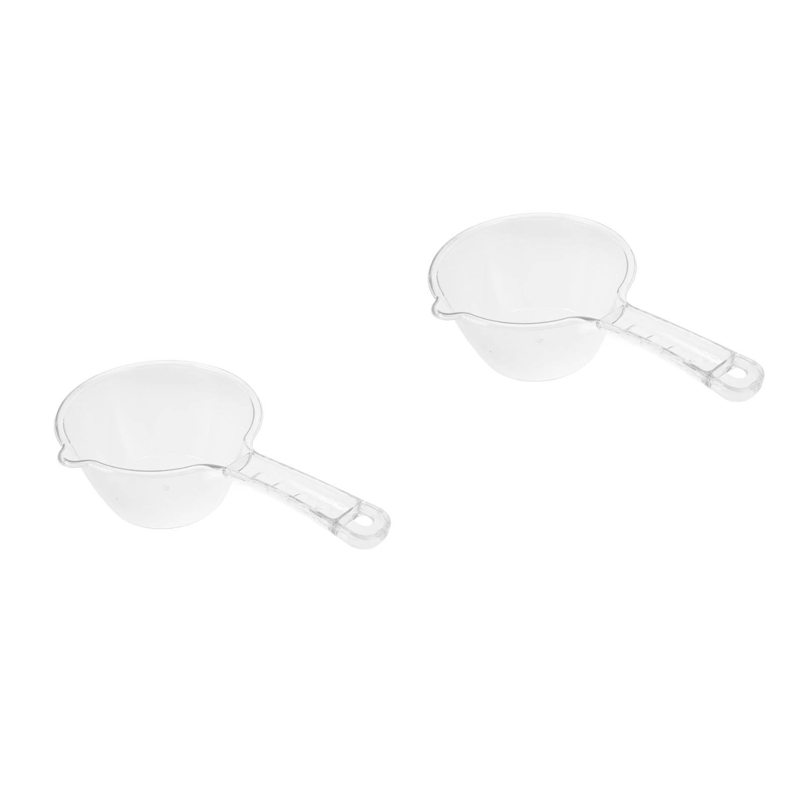 WORGEOUS 2pcs Plastic Water Ladle Water Bucket Ladle Multipurpose Clear ...