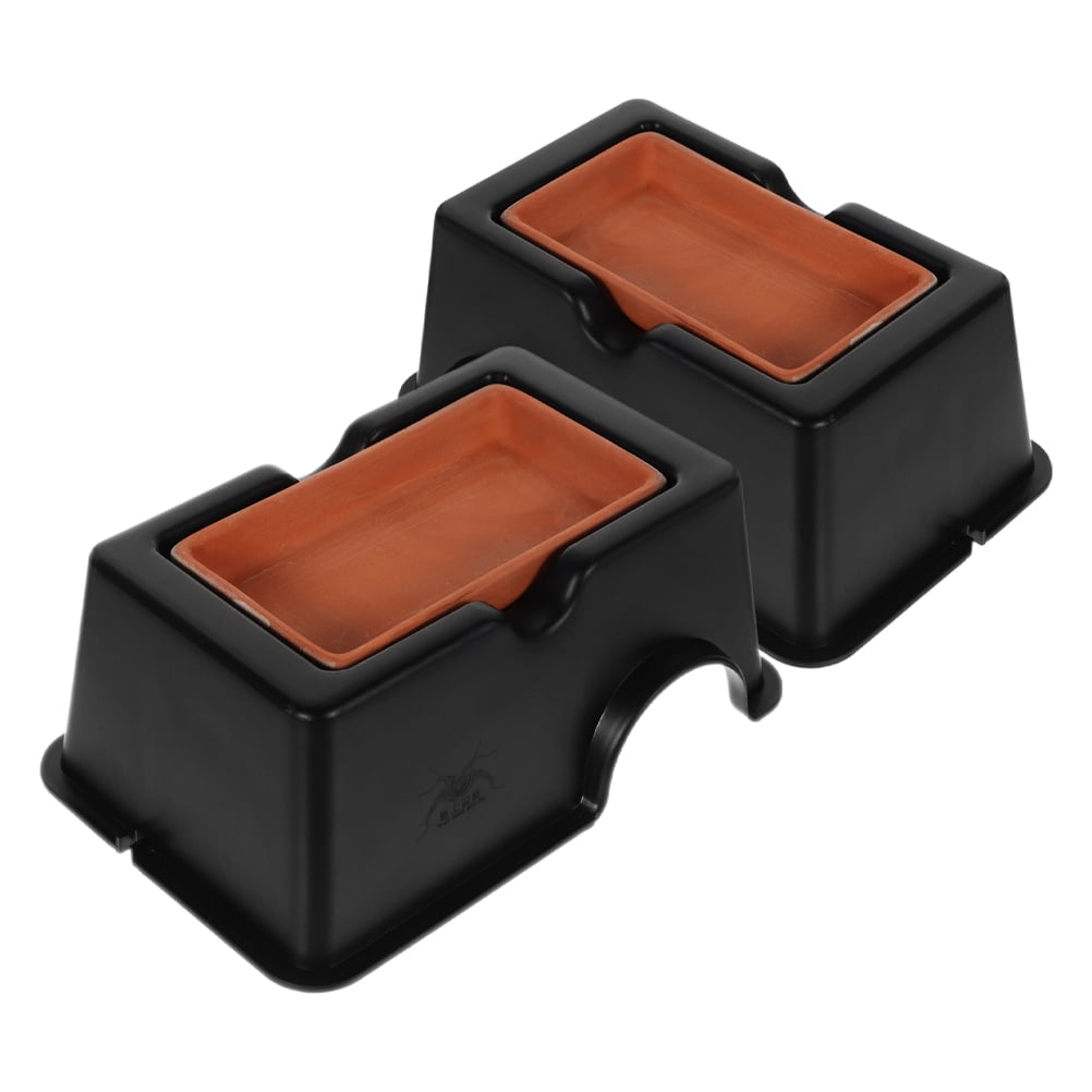 WORGEOUS 2pcs Reptile Humid Hide for Leopard Gecko Reptile Cave Hide ...