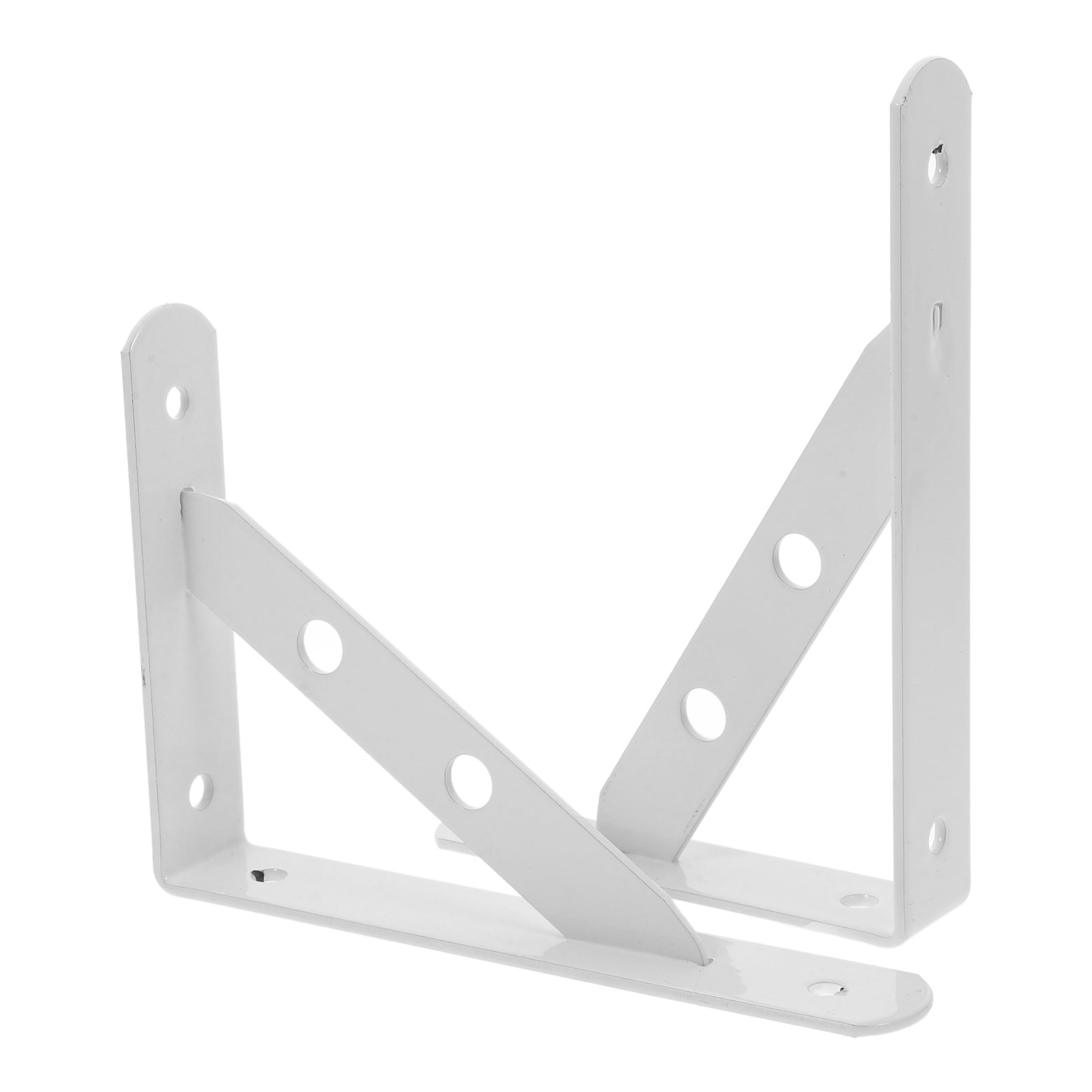 WORGEOUS 2pcs Rustic Farmhouse Heavy Duty Black Metal Floating Shelf ...