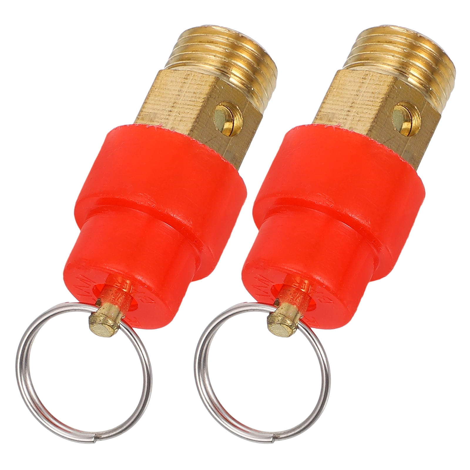 WORGEOUS 2pcs Safety Valve Air Compressor Pressure Relief Valve Easy ...