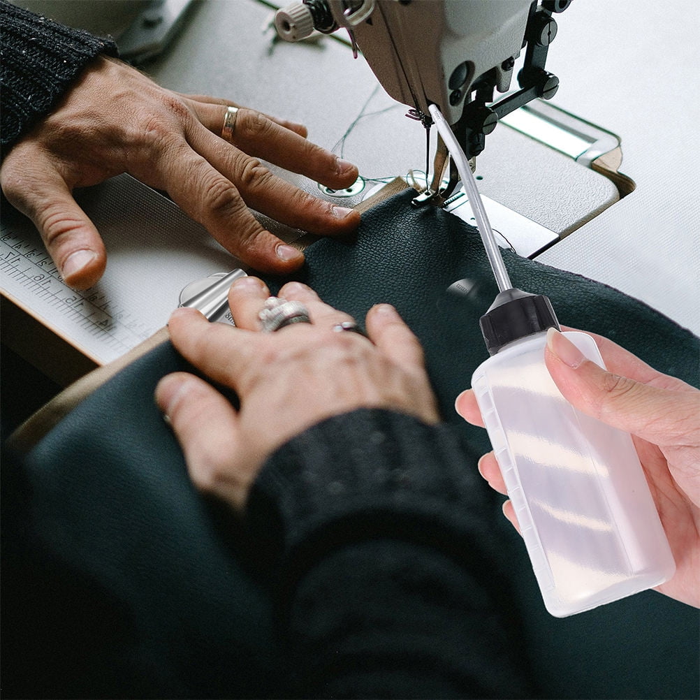 WORGEOUS 2pcs Sewing Machine Oiler Bottle With Angled Spout Cap 120ml ...