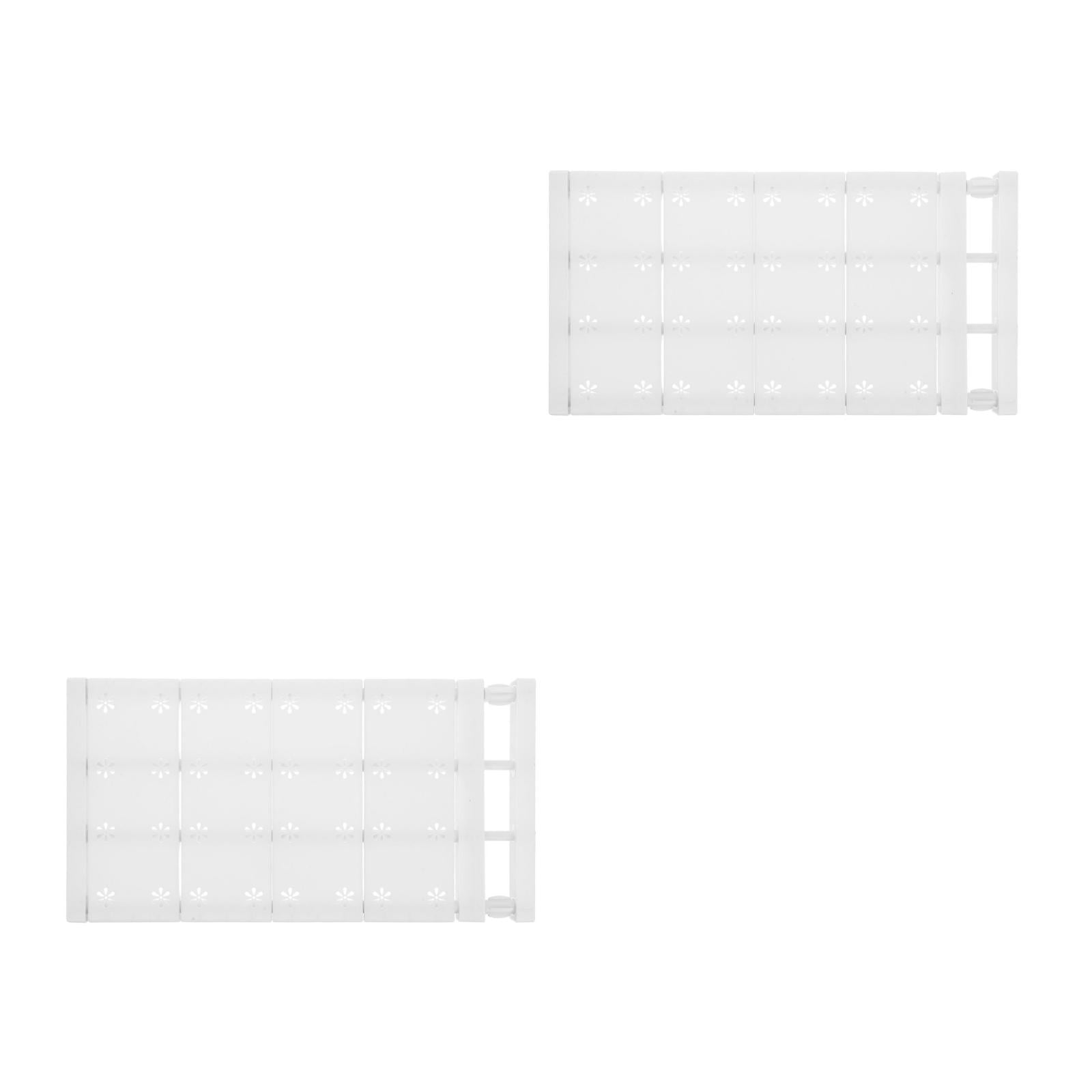 WORGEOUS 2pcs Shelf Divider Expandable Shelf Small Locker Organizer ...