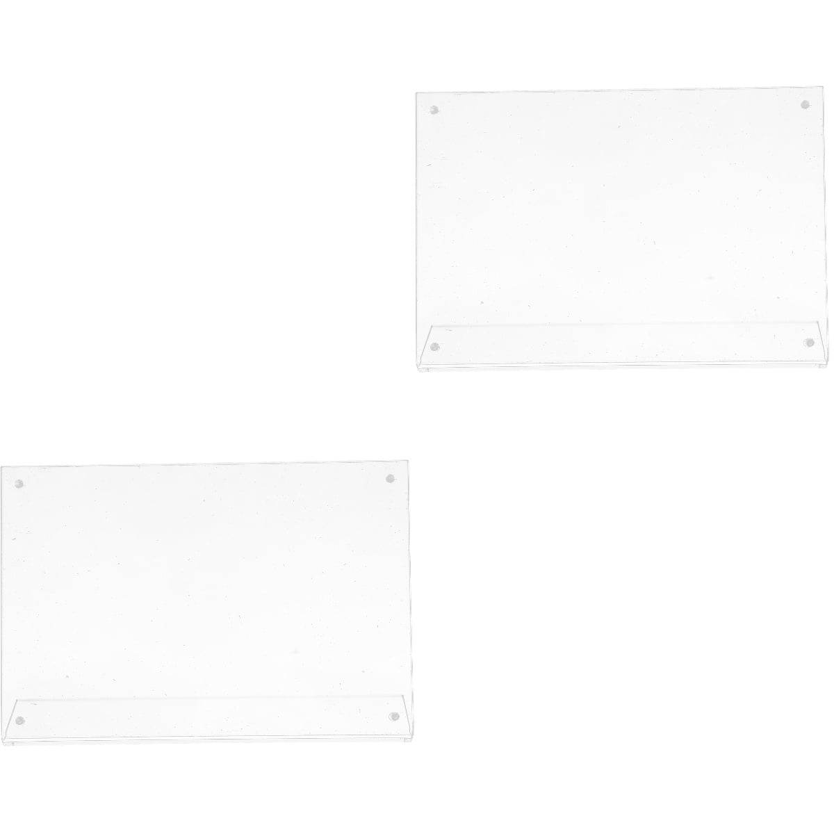 FUEENIRVA Transparent Acrylic Sign Holders for Wedding Use, Stable Base ...