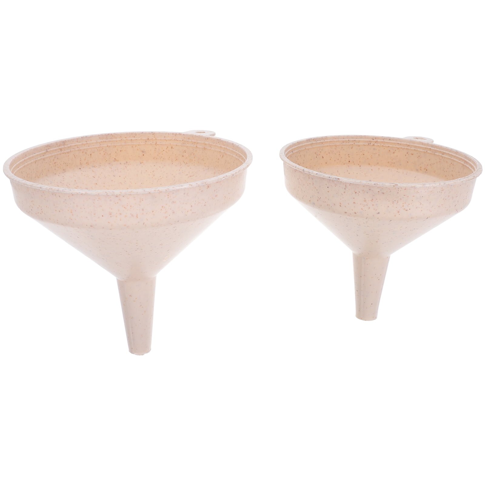 2pcs Wheat Straw Kitchen Funnel with Handle for Liquid Transferring ...