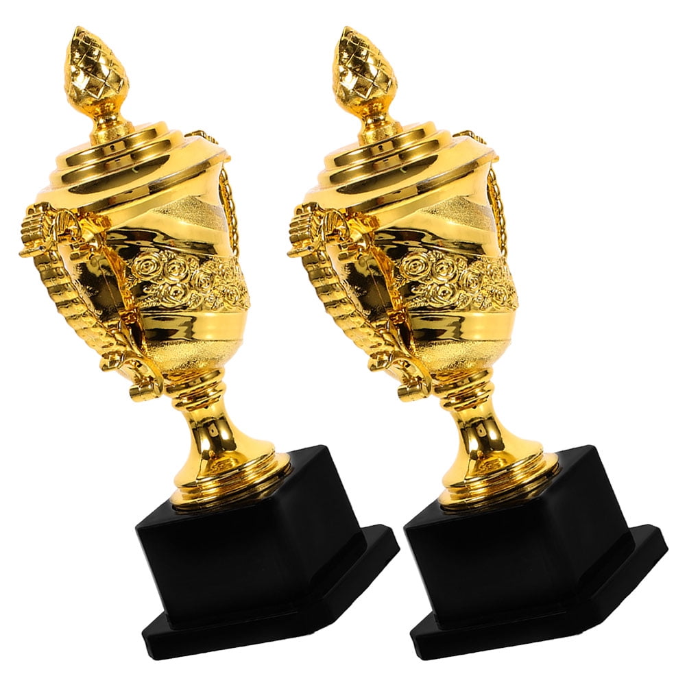 WORGEOUS 2pcs Small Plastic Competition Trophy Delicate Winner Trophy ...