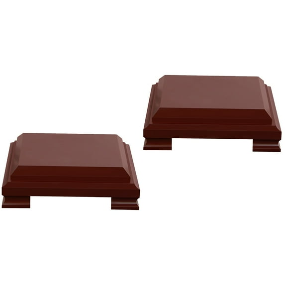 WORGEOUS 2pcs Square Wooden Display Base Small Wood Base Teapot Base ...