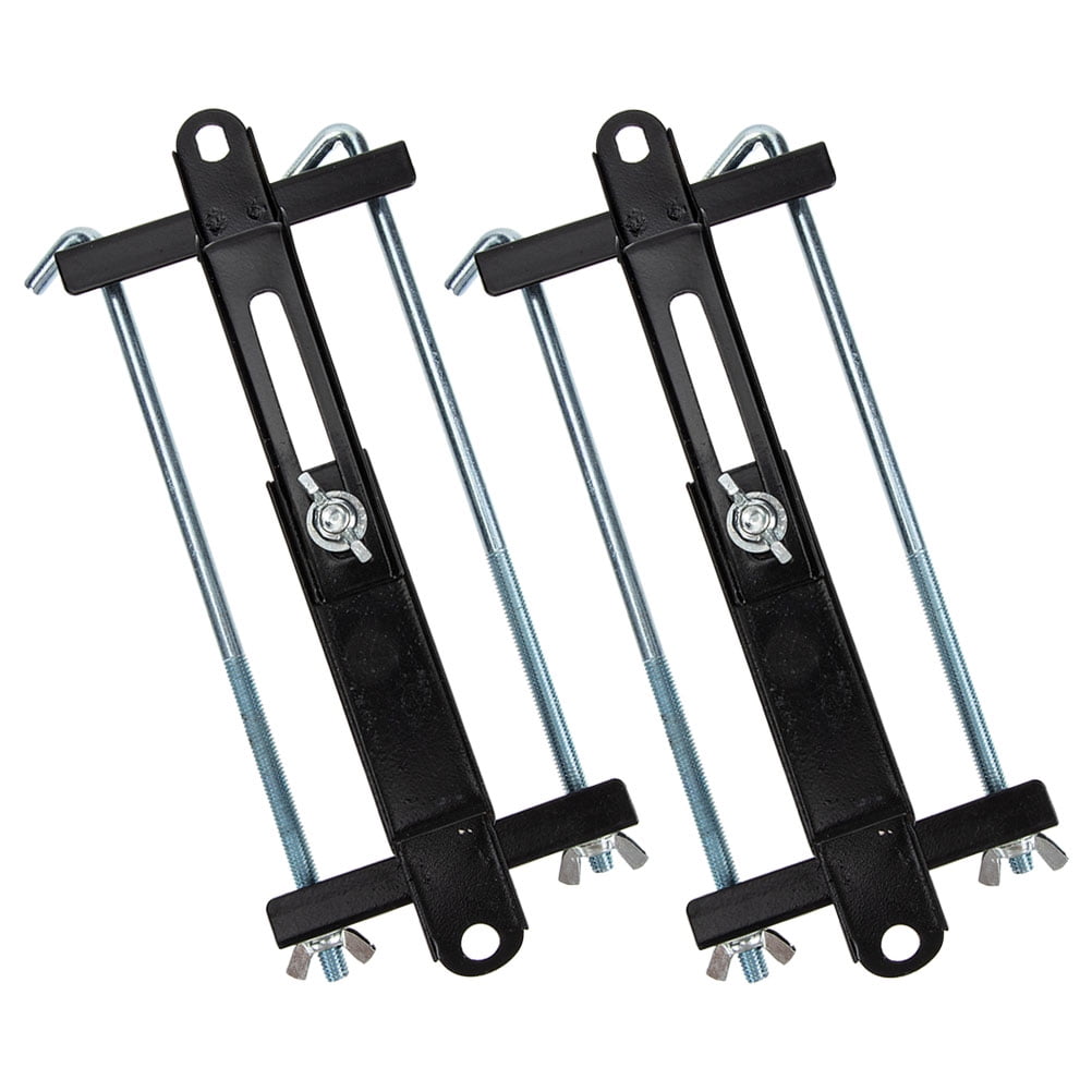 WORGEOUS 2pcs Stable Car Battery Holders Adjustable Battery Brackets ...