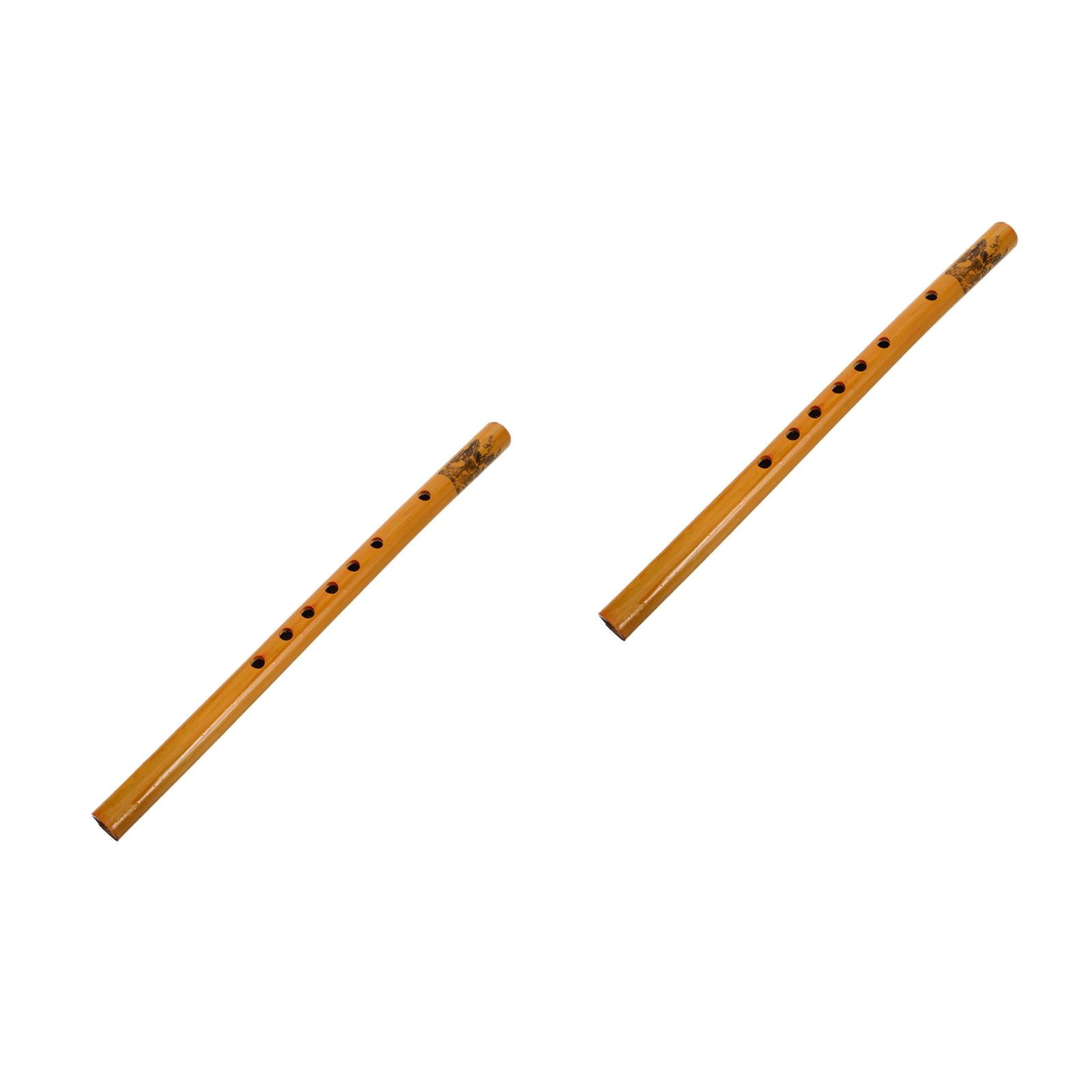 WORGEOUS 2pcs Student Recorder Vertical Flute for Beginners 33cm Bamboo ...