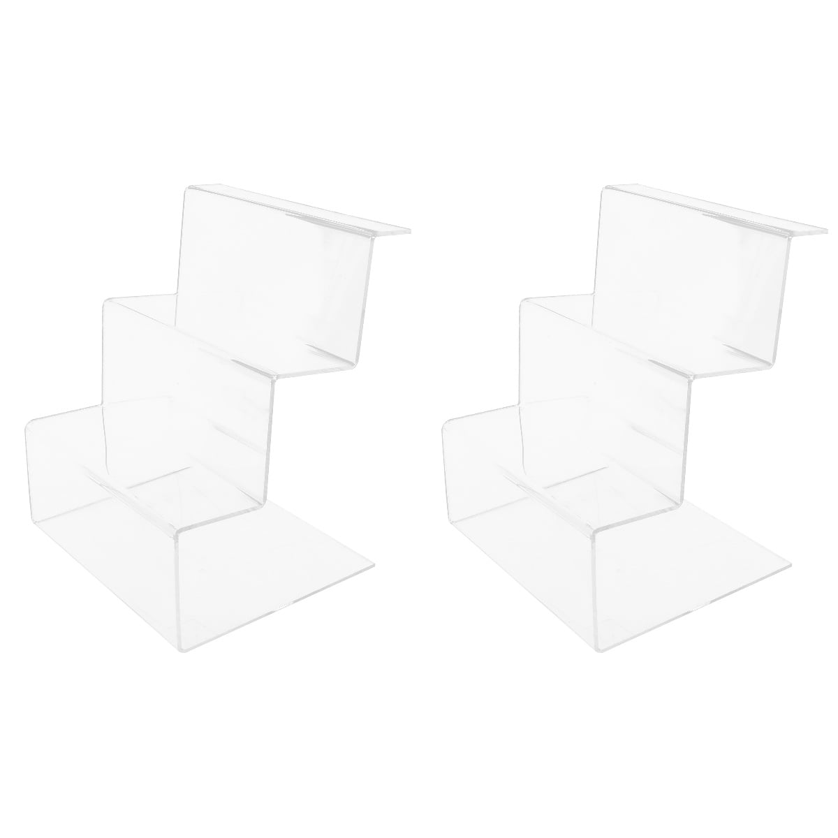 WORGEOUS 2pcs Tiered Acrylic Display Stand 3-tier Riser for Display ...