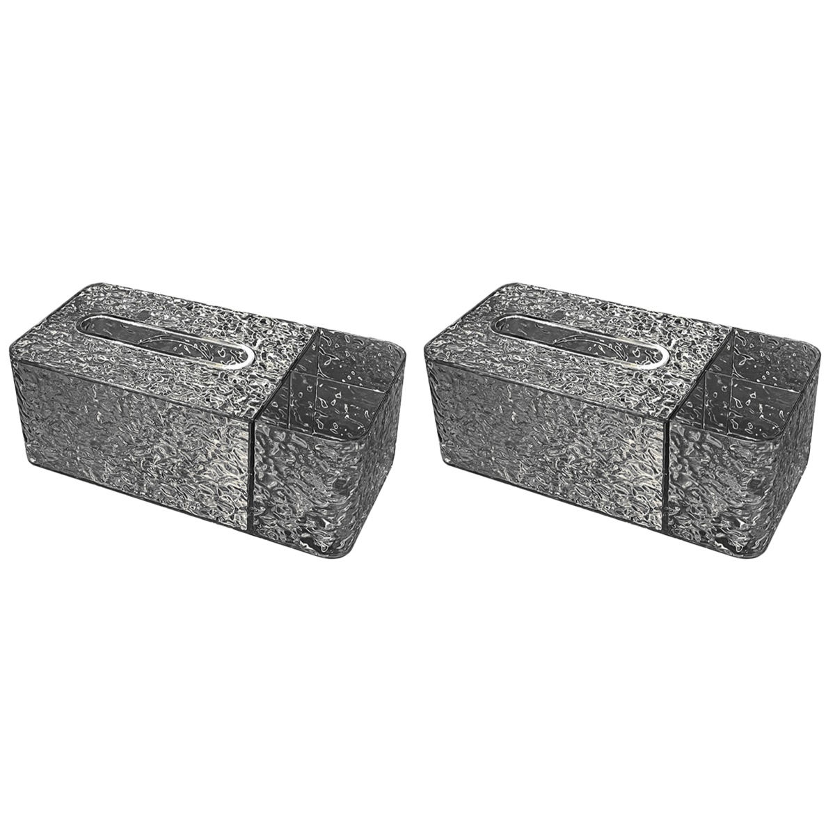 WORGEOUS 2pcs Tissue Box Multi-function Tissue Holder Rectangular ...