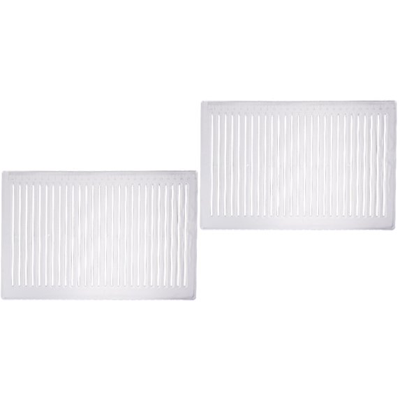 WORGEOUS 2pcs Transparent Line Drawing Ruler Plastic Postgraduate ...