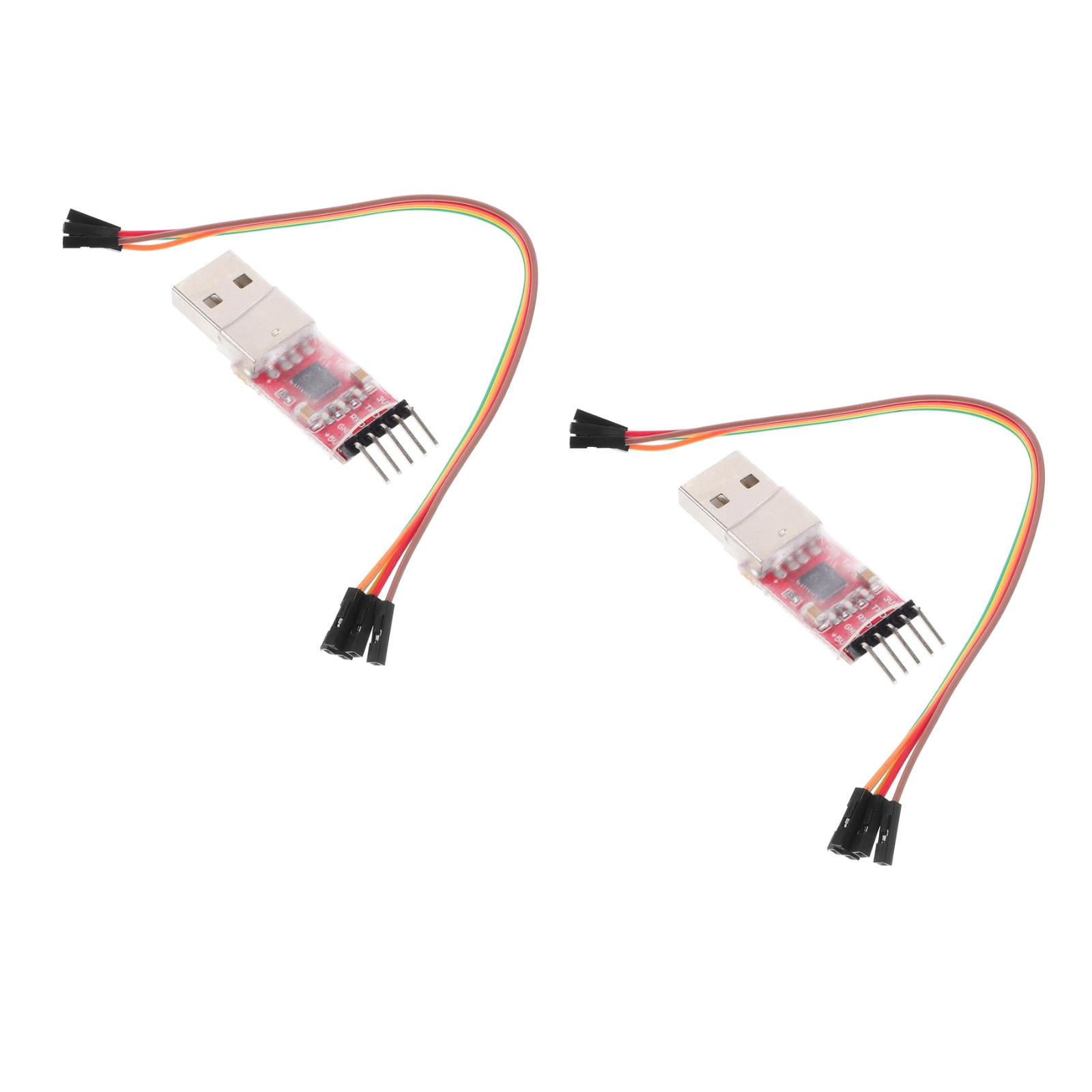 WORGEOUS 2pcs USB 2.0 to UART TTL 6 PIN Connector Module Serial ...