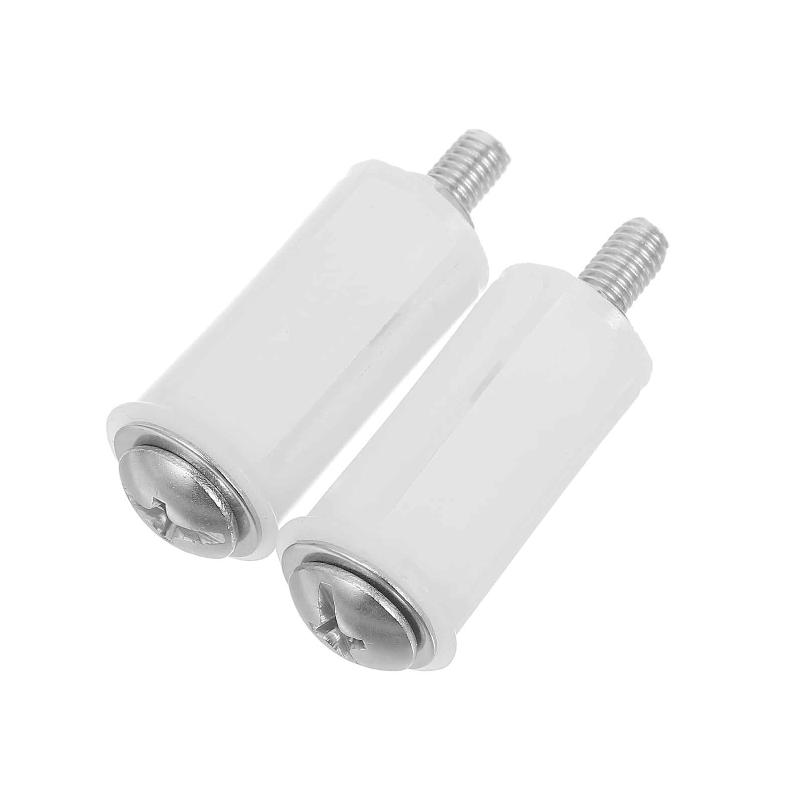 WORGEOUS 2pcs Universal Toilet Seat Bolts Replacement Kit With Rubber Washers Quick Release ...