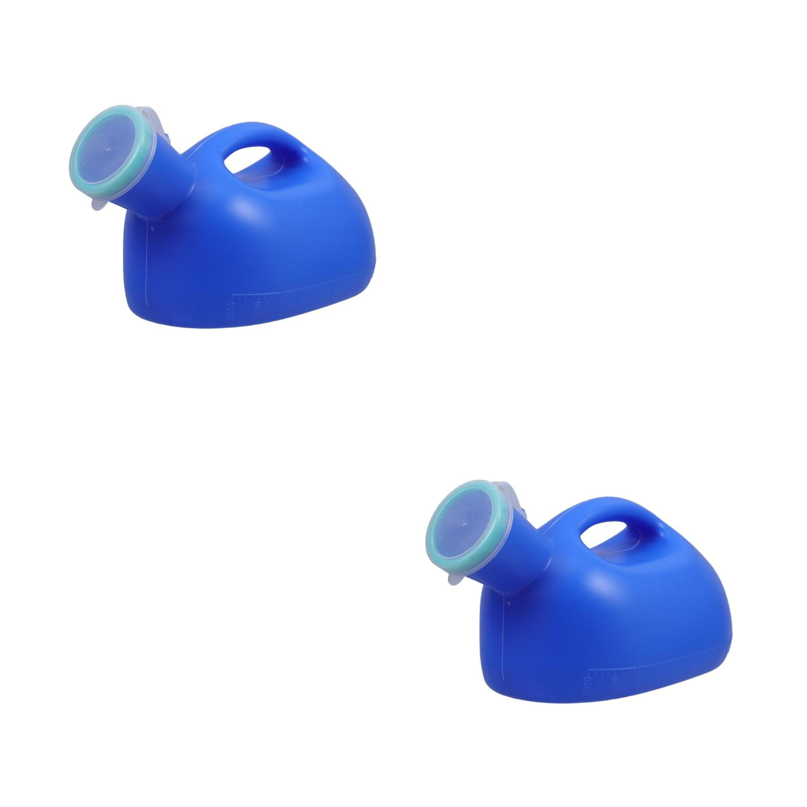 WORGEOUS 2pcs Urinals For Men Portable Male Urinal With Lid Pee Bottles ...
