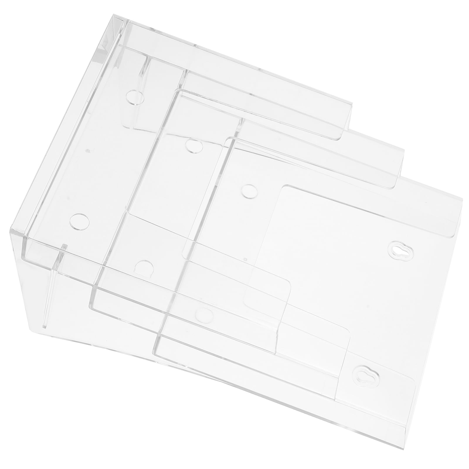 WORGEOUS 2pcs Wall Mounted Acrylic Brochure Holder A-6 Sized Brochure ...