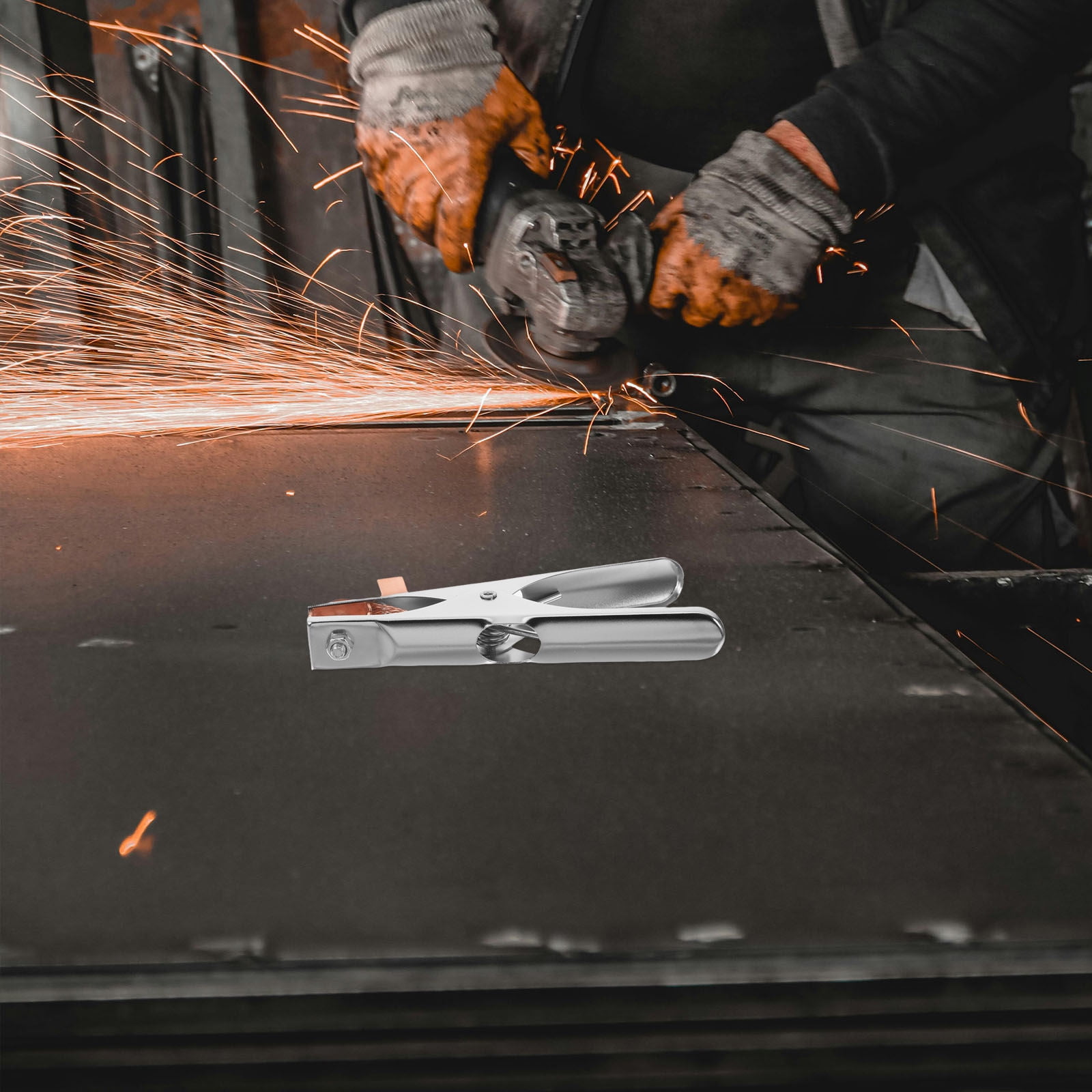 WORGEOUS 2pcs Welding Ground Clamps For Manual Welder Metal Grounding ...