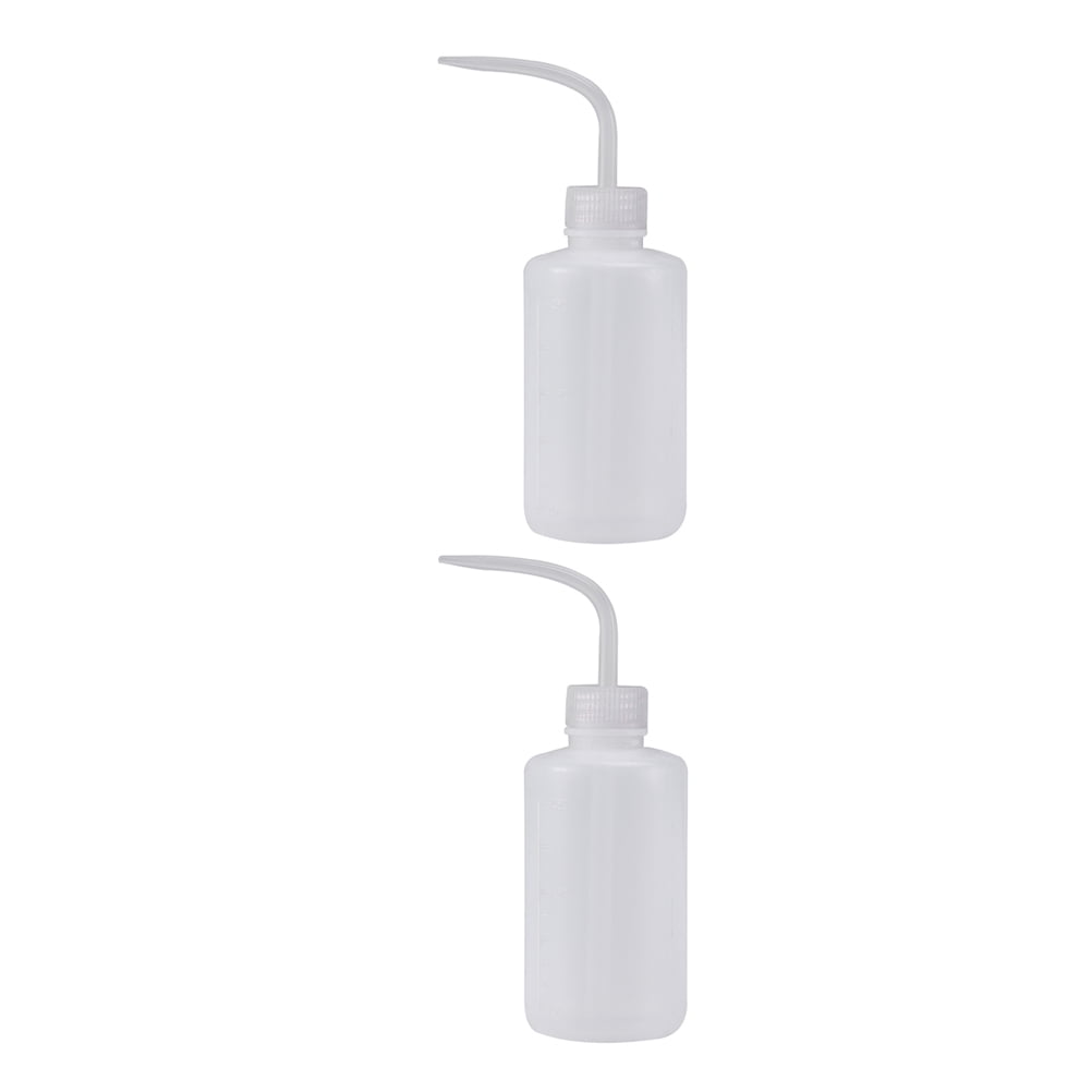 WORGEOUS 2pcs White Angled Spout Squeeze Bottle For Cleaning And ...