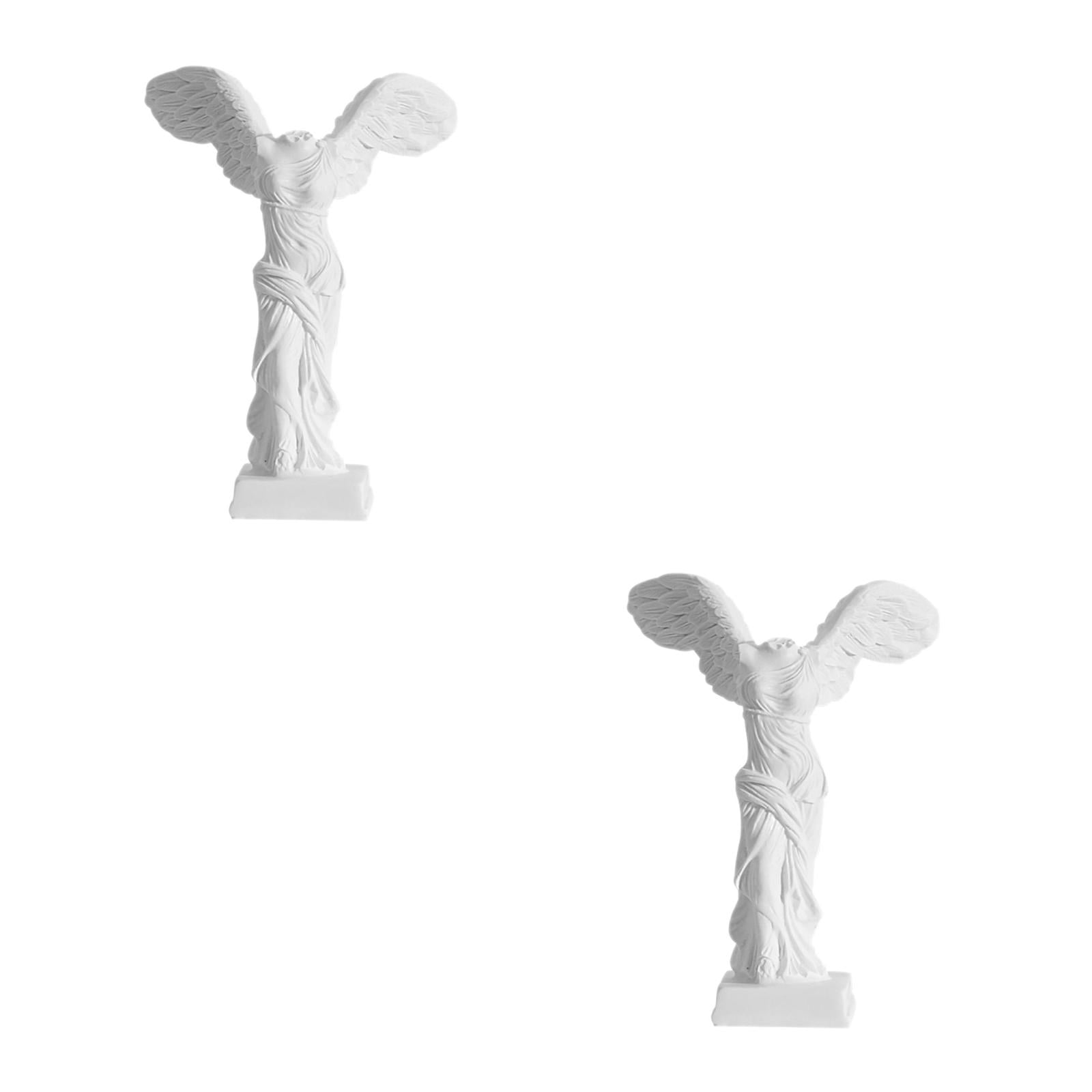 WORGEOUS 2pcs Winged Victory Of Samothrace Statue Greek Victory Statue ...